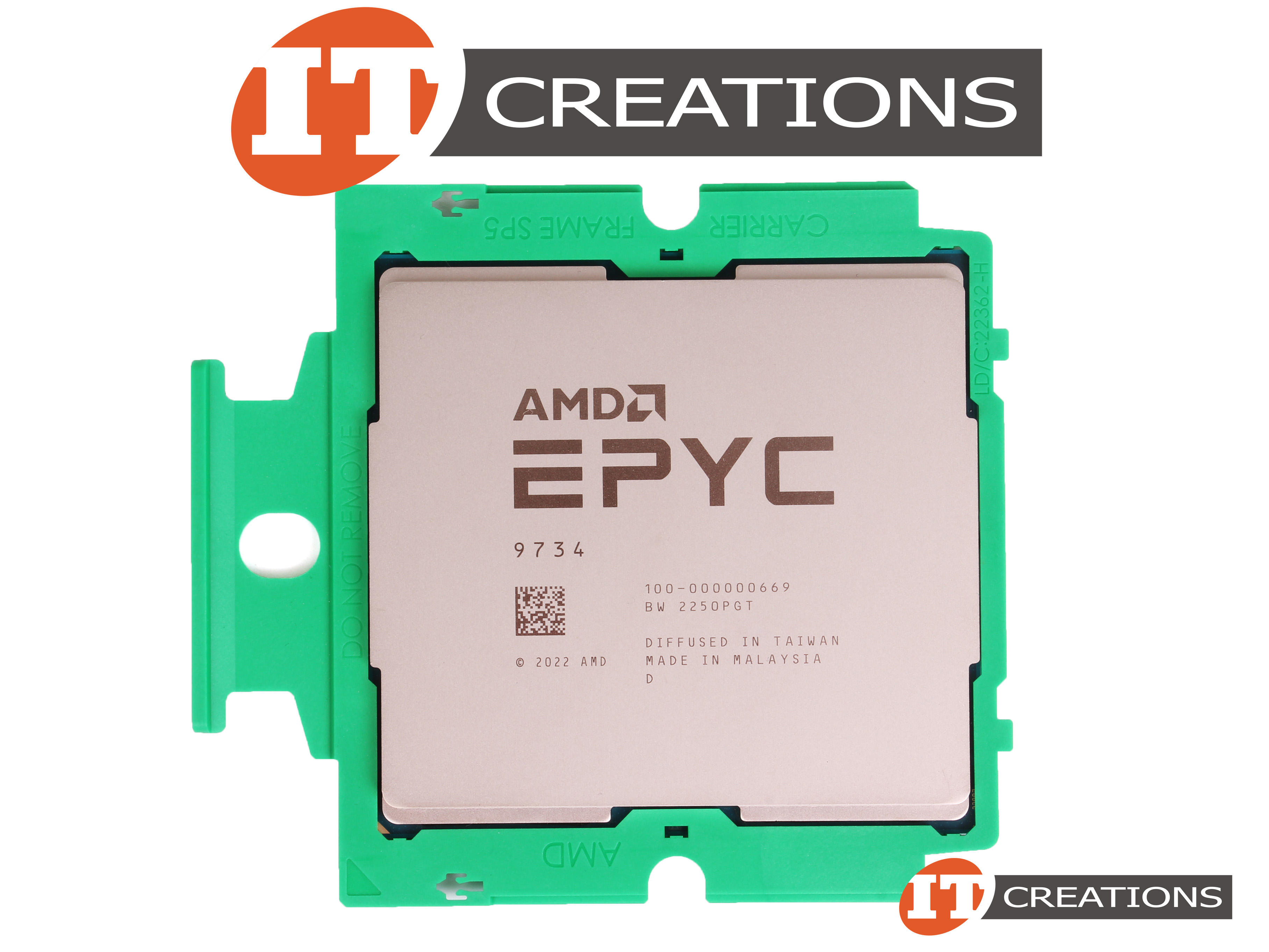 AMD EPYC 9734 - New Other - AMD EPYC 112 Core Processor 9734 2.2GHZ Base / 3.0GHZ MAX 256MB L3 ...