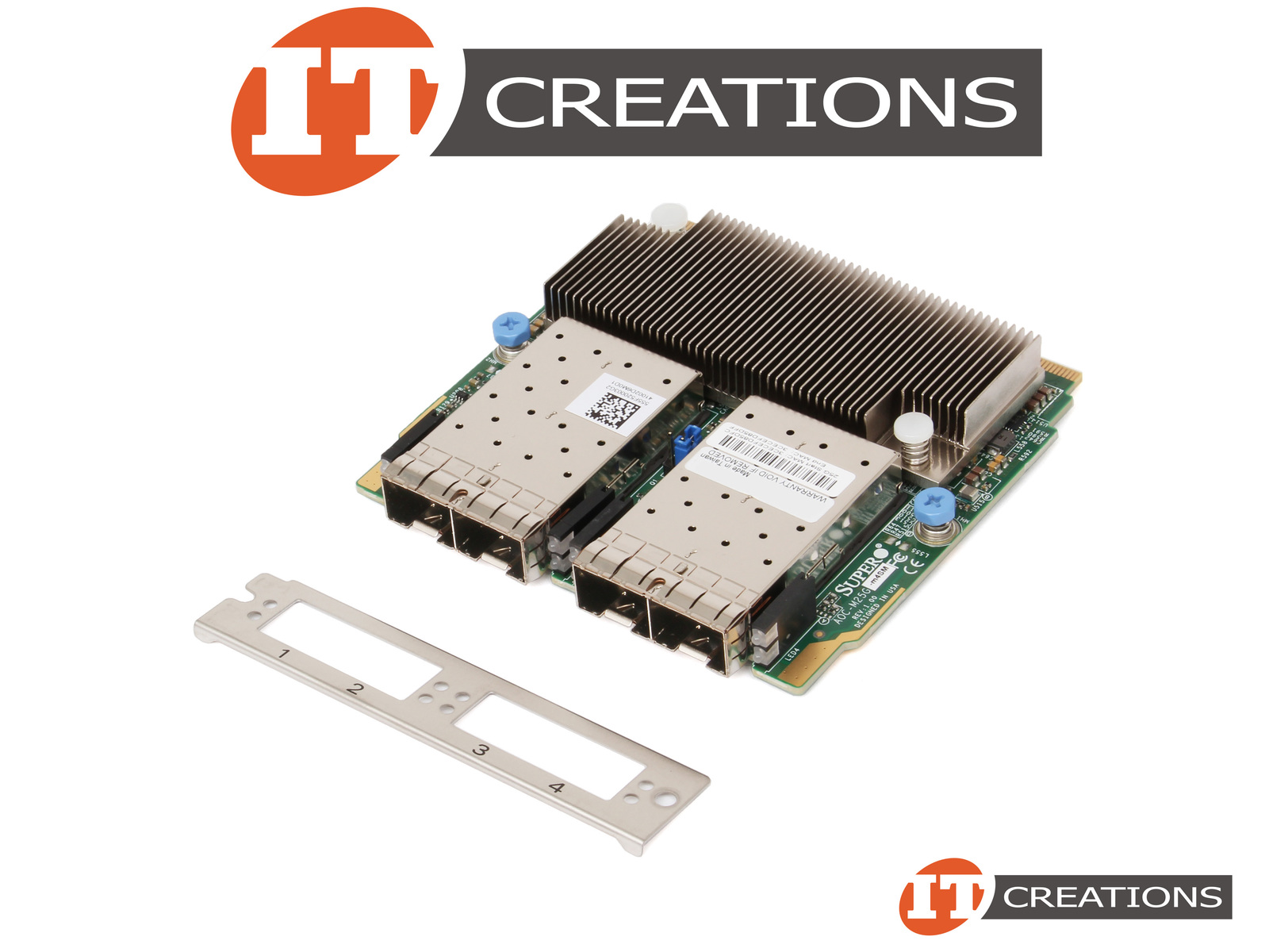 AOC-M25G-M4SM-RETAIL - Retail - Supermicro Advanced 25gbe Quad Port ...