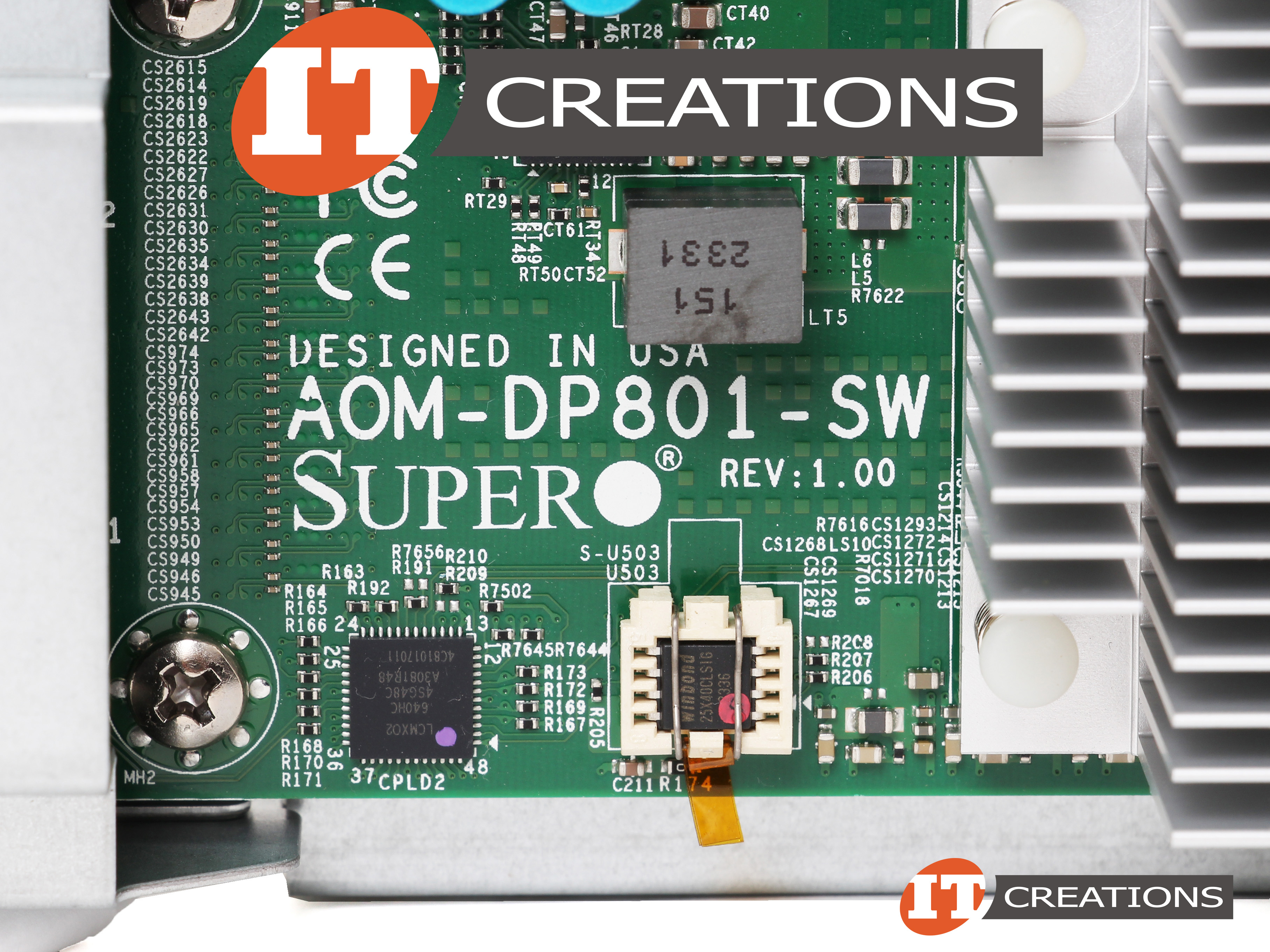 AOM-DP801-SW Supermicro Side Expansion Card For Supermicro Superchassis ...