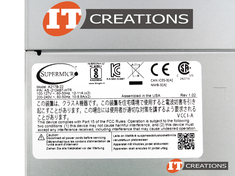 AS-2124BT-HTR-RETAIL - Retail - SUPERMICRO A+ 2124BT-HTR X4 1U NODE 2.5 ...