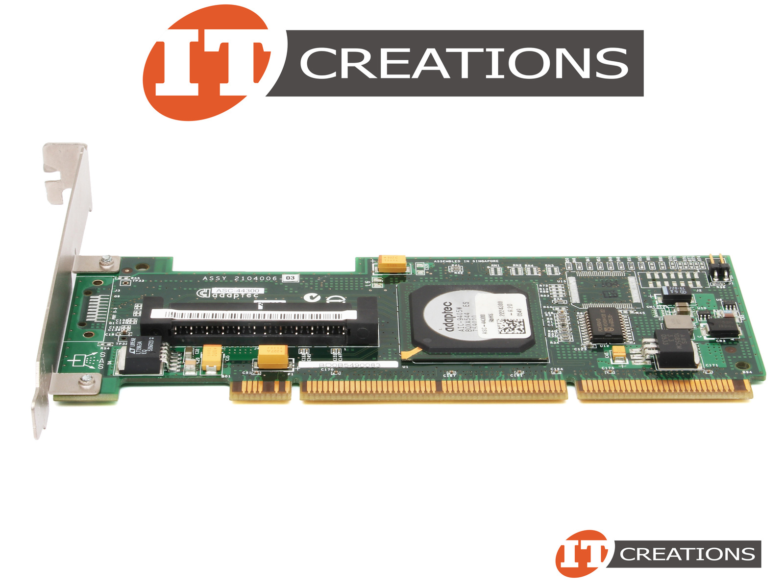 ASC-44300-HIGH P ADAPTEC 44330 3GB/S SAS QUAD PORT PCI-X 133MHZ RAID ...