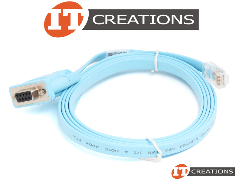 ASCBL-00002-LBLUE Light Blue Serial Port TO Rj45 Cable 9 PIN ( DB9 ...