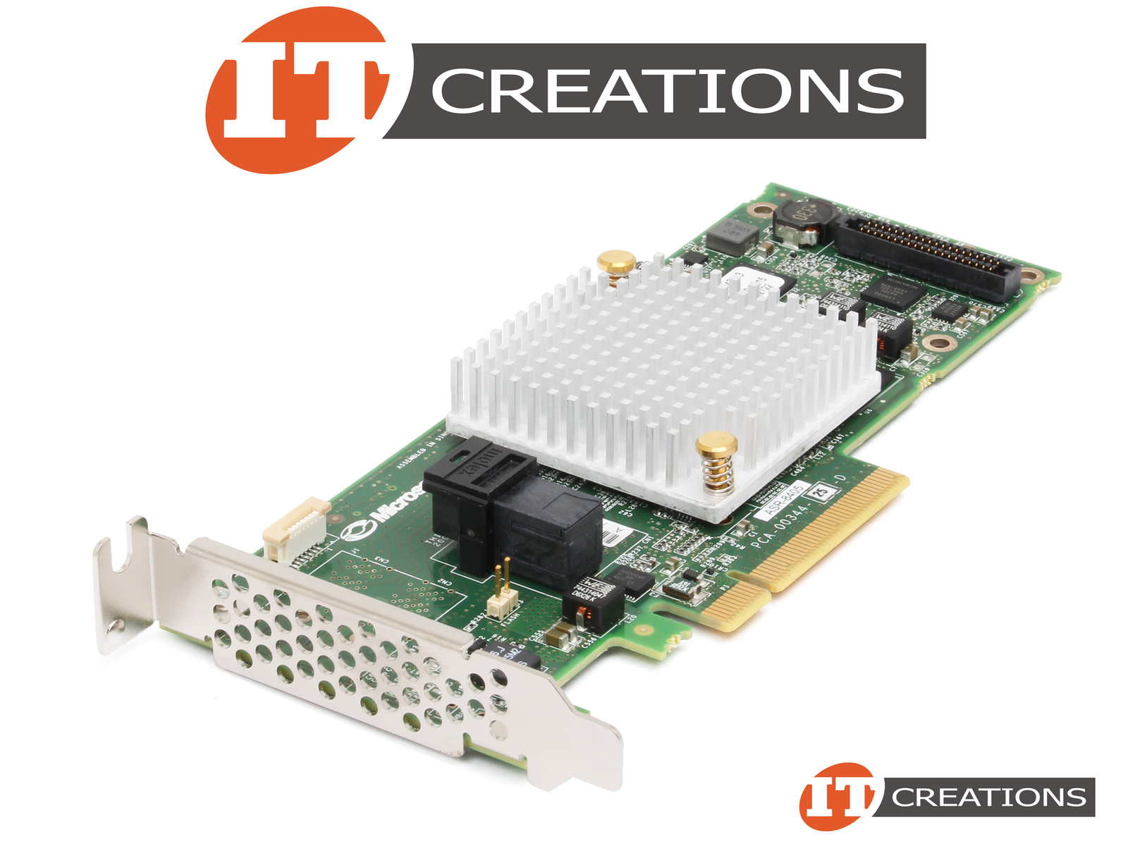 ASR-8405-LOW P Microsemi Adaptec Raid 8405 12gb/s SAS / SATA Quad Port ...