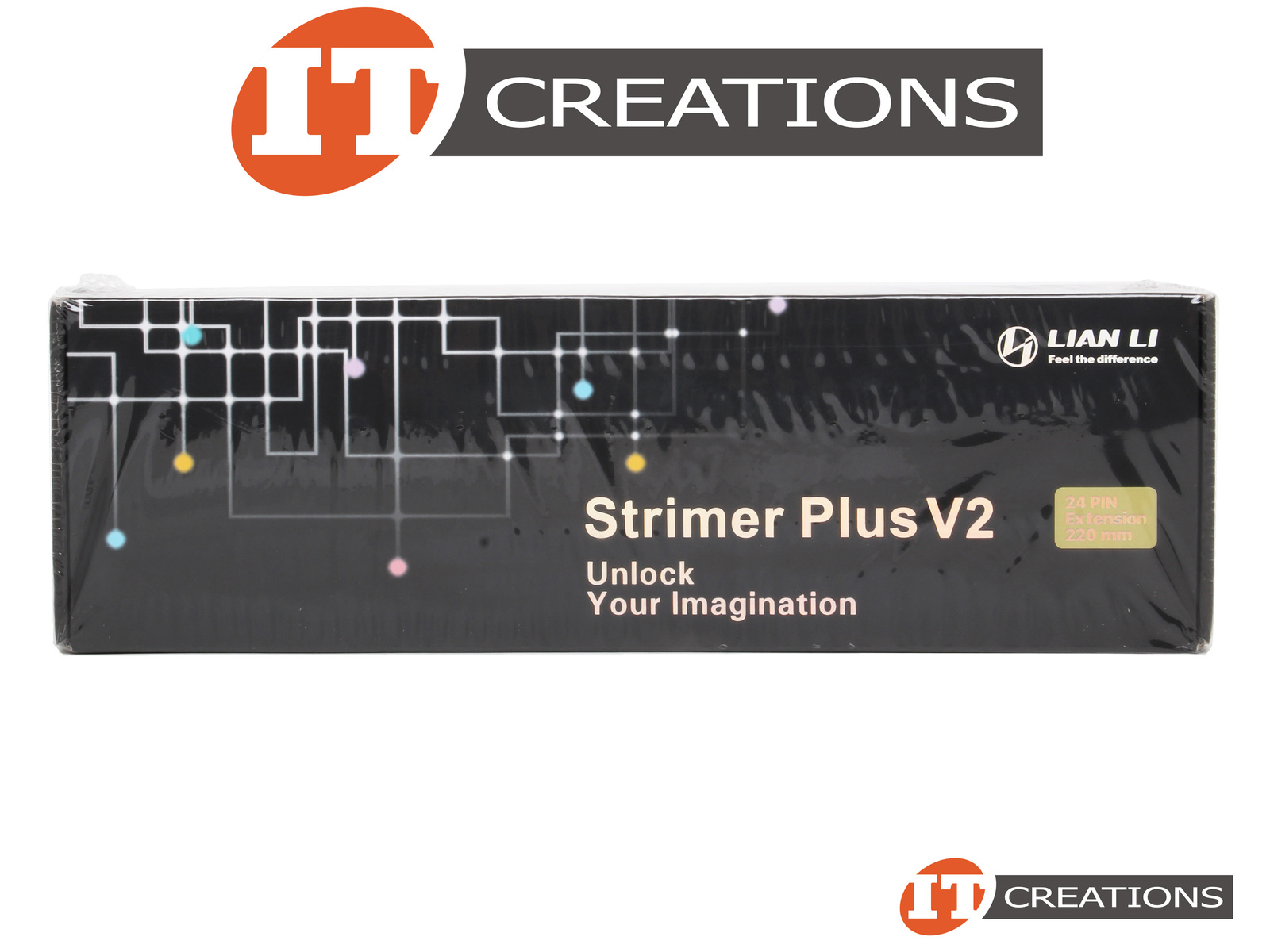 B09ZPJDFJ2 - Retail - Lian LI Strimer Plus V2 24 PIN ATX RGB Power ...