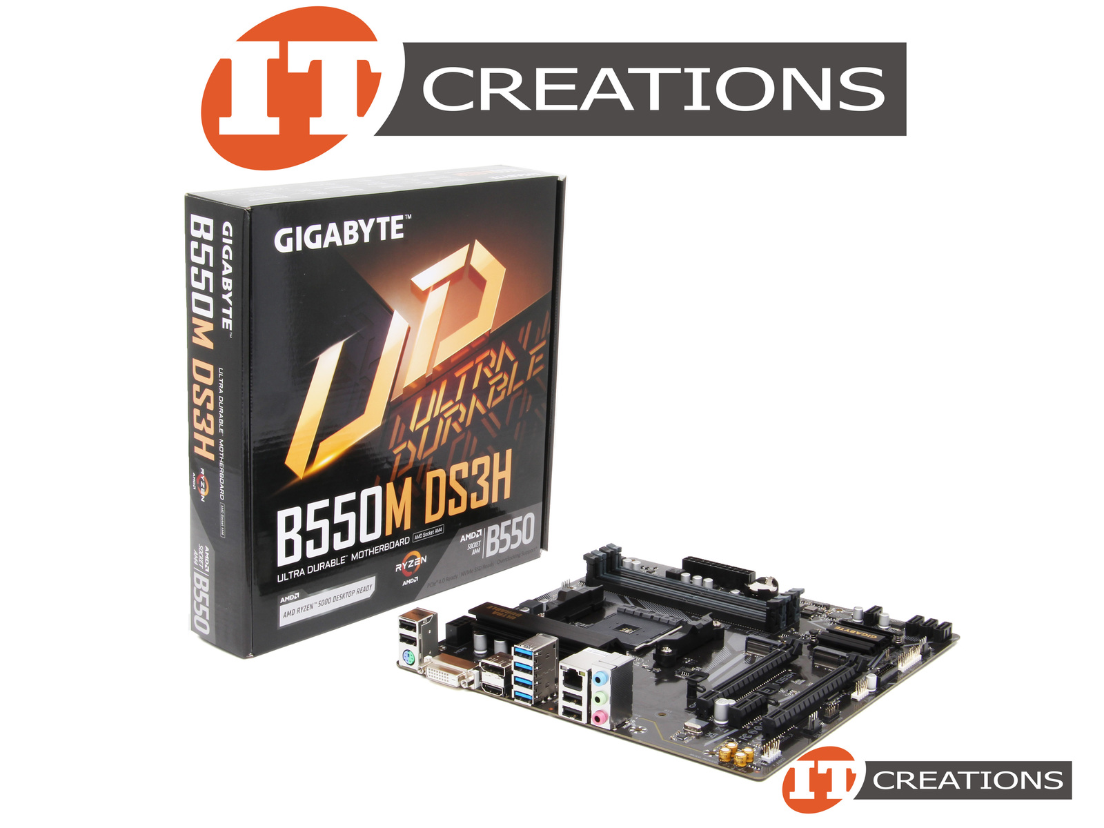B550M DS3H-NEW - New - Gigabyte B550m-Ds3h Motherboard System Board Rev ...