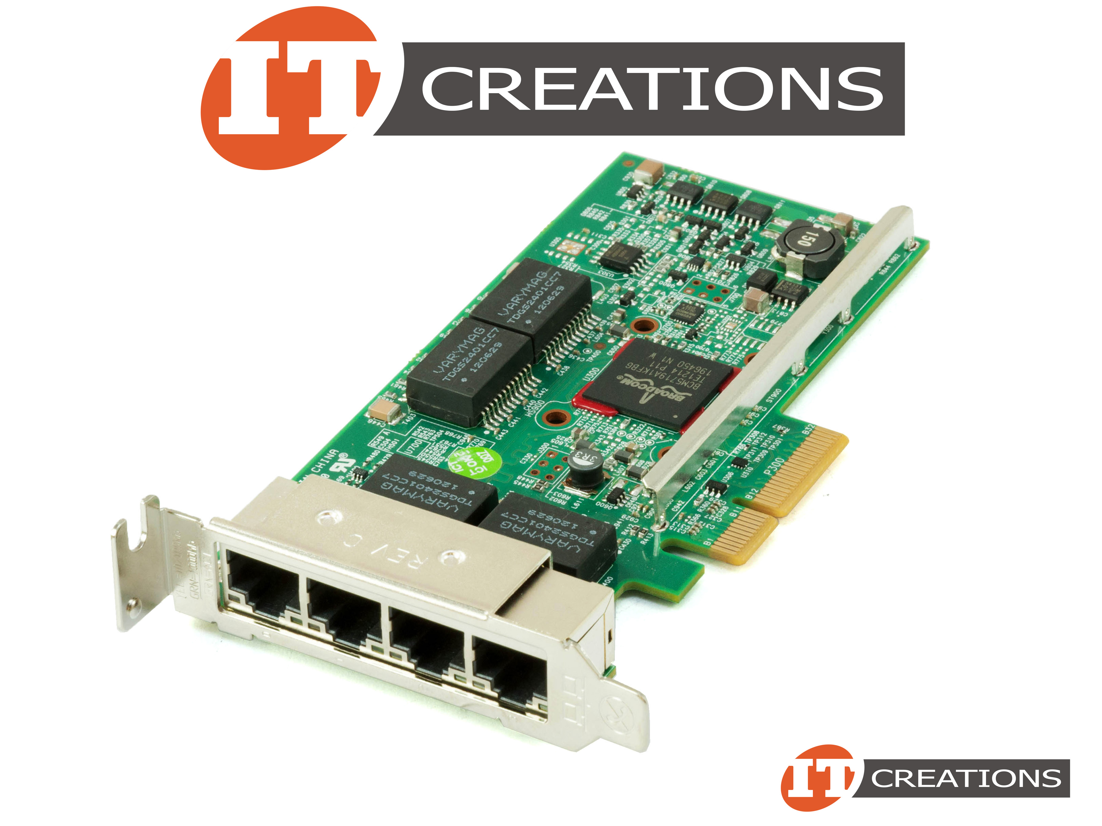 BCM5719-LOW P-DELL DELL / Broadcom Network Card Bcm5719 1gbe PCI-E 2.0 ...