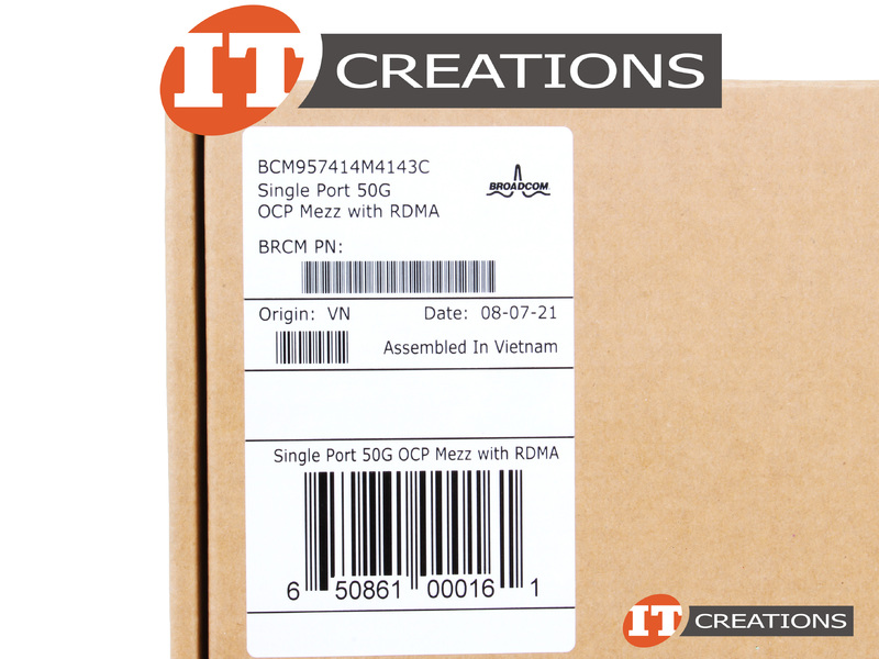 BCM957414M4143C-NEW - New - Broadcom 57414 OCP 2.0 Mezz 50GB Single ...