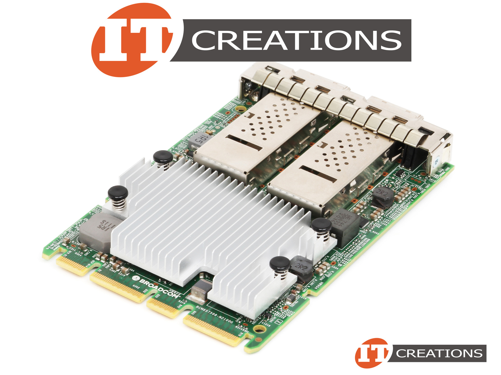 BCM957508-N2100G BROADCOM 57508 OCP 3.0 MEZZ 100GBE DUAL PORT QSFP56 ...