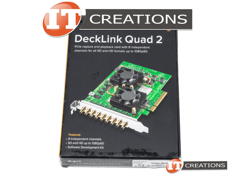BDLKDVQD2-RETAIL - Retail - Blackmagic Design Decklink Quad 2 Video ...