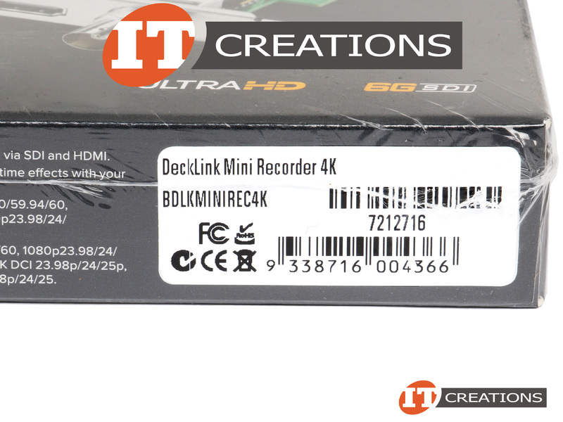 BDLKMINIREC4K-RETAIL - Retail - Blackmagic Design Decklink Mini ...