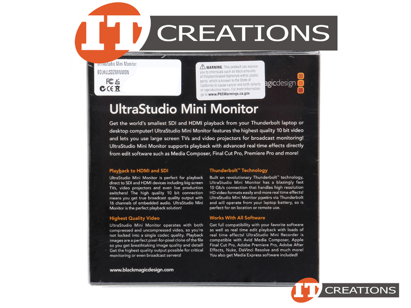 BDLKULSDZMINMON-RETAIL - Retail - Blackmagic Design Ultrastudio Mini ...