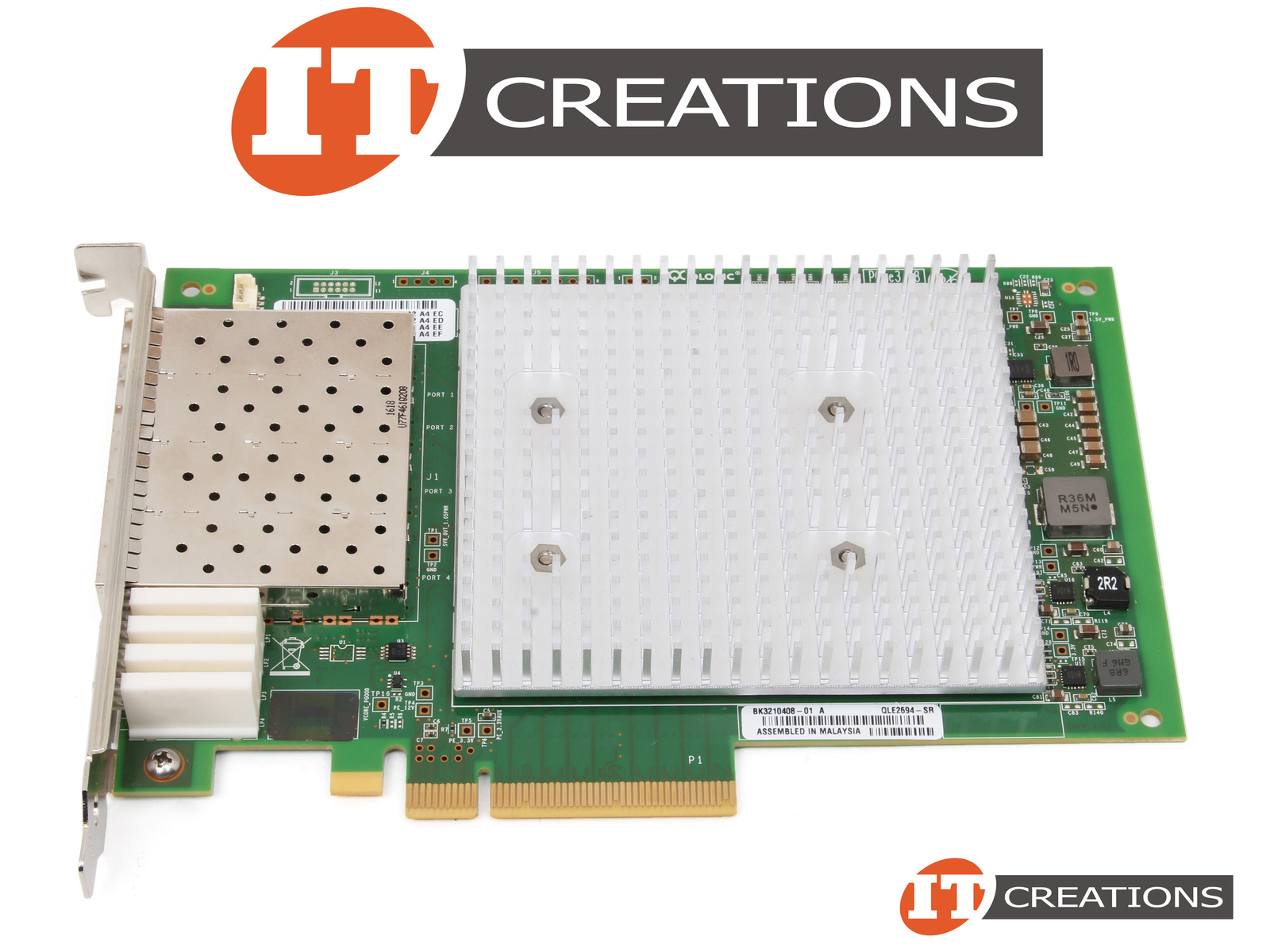 BK3210408-01-HIGH P MARVELL QLOGIC QLE2694 HBA 16GFC QUAD PORT SFP HOST ...