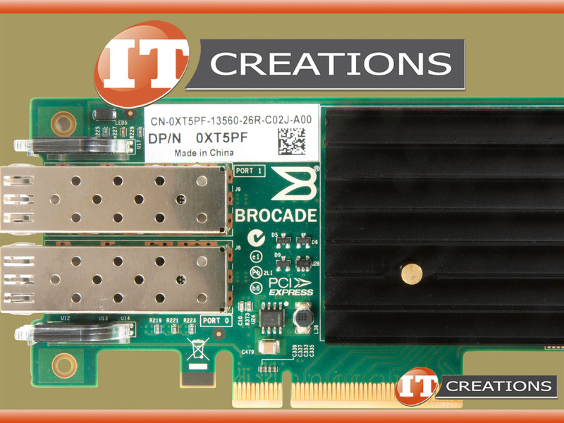 BROCADE 1020-LOW P Brocade 1020 CNA 10gbe PCI-E 2.0 X8 ( 2 ) TWO SFP ...