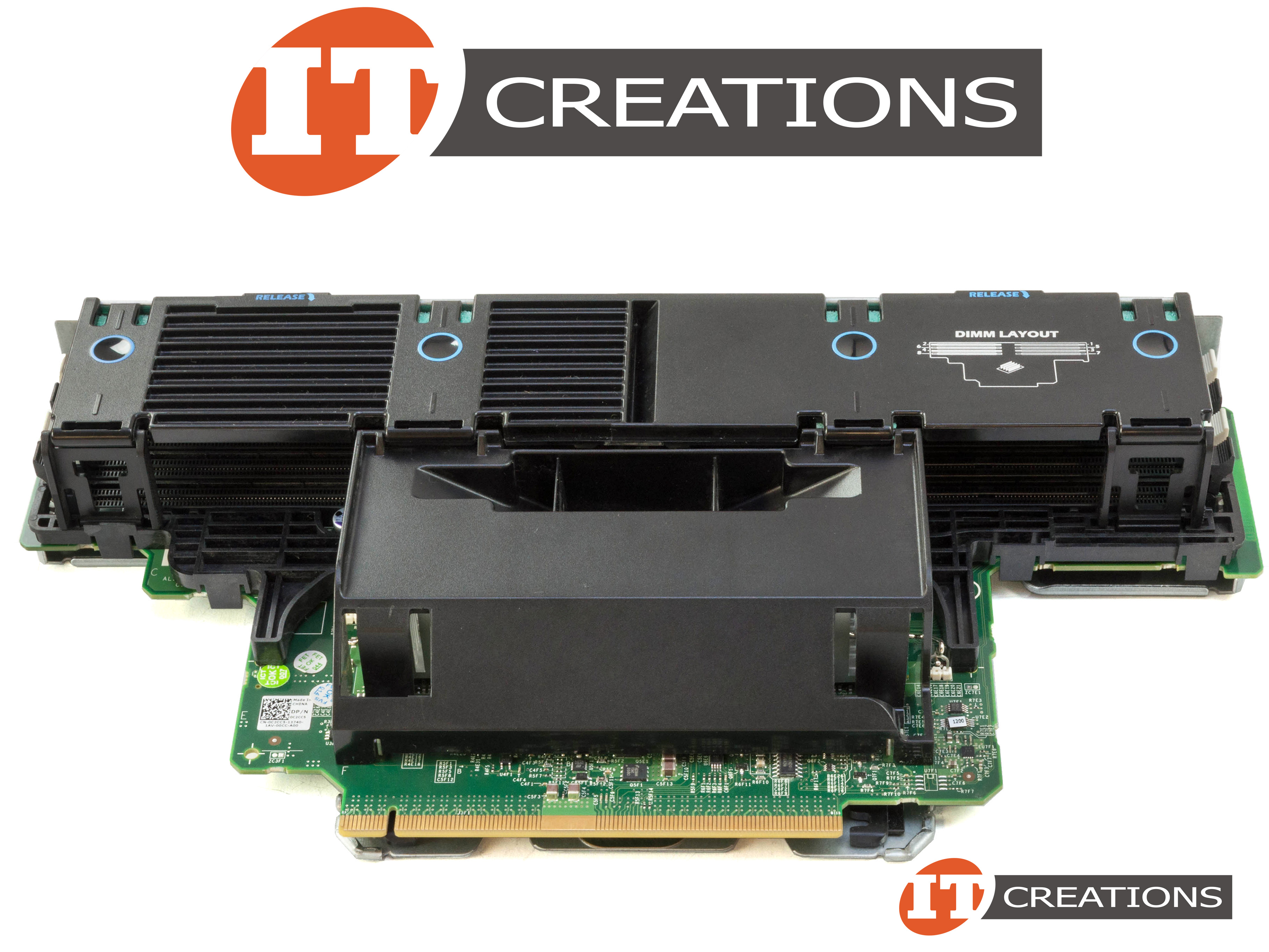 C2CC5 DELL MEMORY RISER BOARD FOR DELL POWEREDGE R910 GEN II - FOR ...