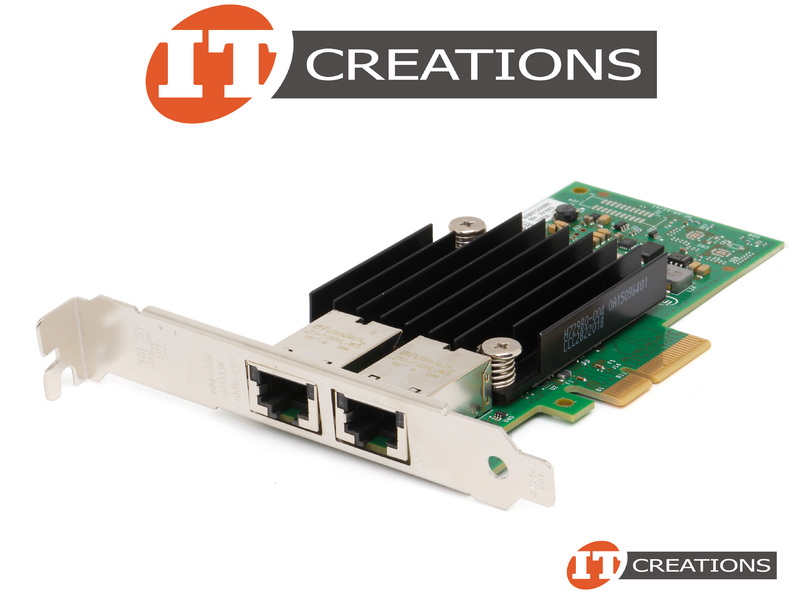 C4D5P-HIGH P DELL / Intel X550-T2 CNA 10gbe Base-T Dual Port PCI-E 3.0 X4 Converged Network ...