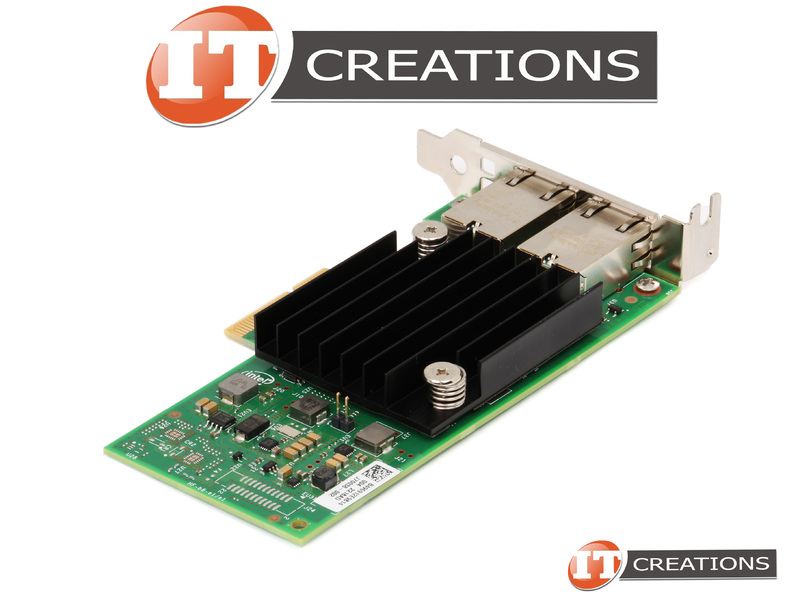 C4D5P-LOW P DELL / Intel X550-T2 CNA 10gbe Base-T Dual Port PCI-E 3.0 X4 Converged Network ...