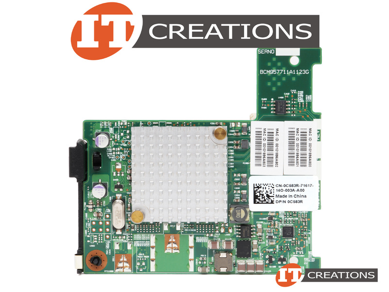 C583R DELL / BROADCOM NETXTREME II 57711 NIC 10GBE DUAL PORT MEZZANINE ...