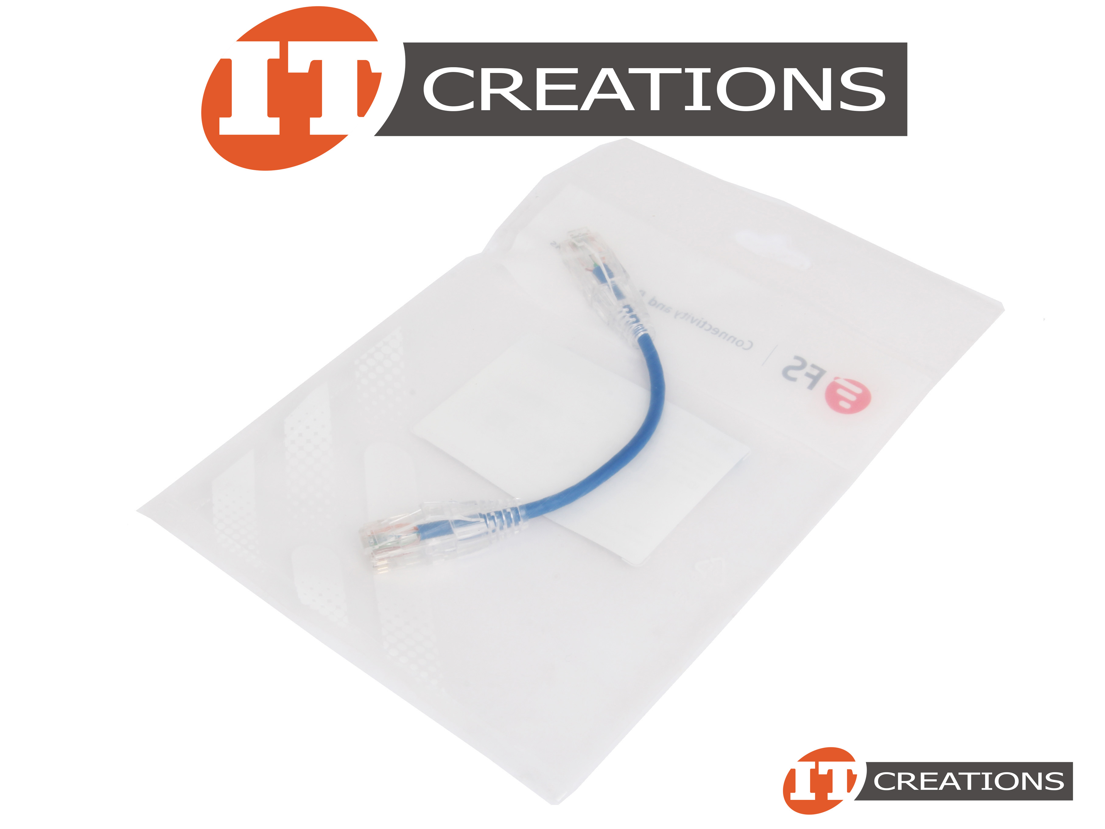 C6UTPSGSPVC-BLUE-6IN - New - Fiberstore Blue CAT 6 Rj45 0.15m Cable 6 ...