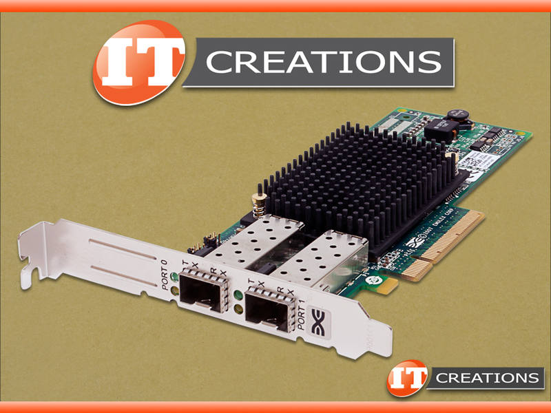 C856M-HIGH P DELL / Emulex Lpe12002-E HBA 8GB Dual Port SFP PCI-E 2.0 ...