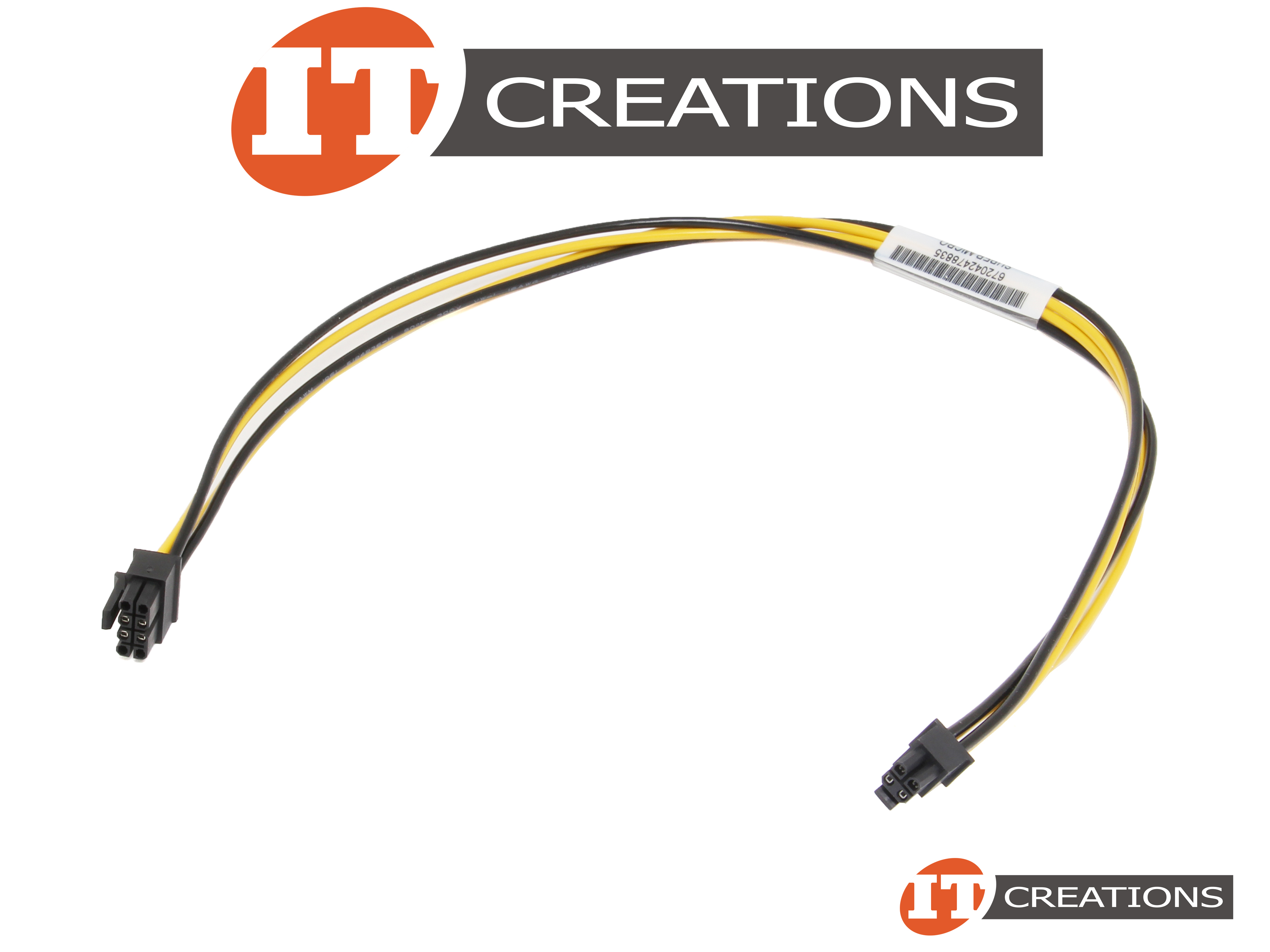 CBL-PWEX-1136-40 Supermicro 8 PIN TO 4 PIN 40cm Power Cable 8P TO 4P ...