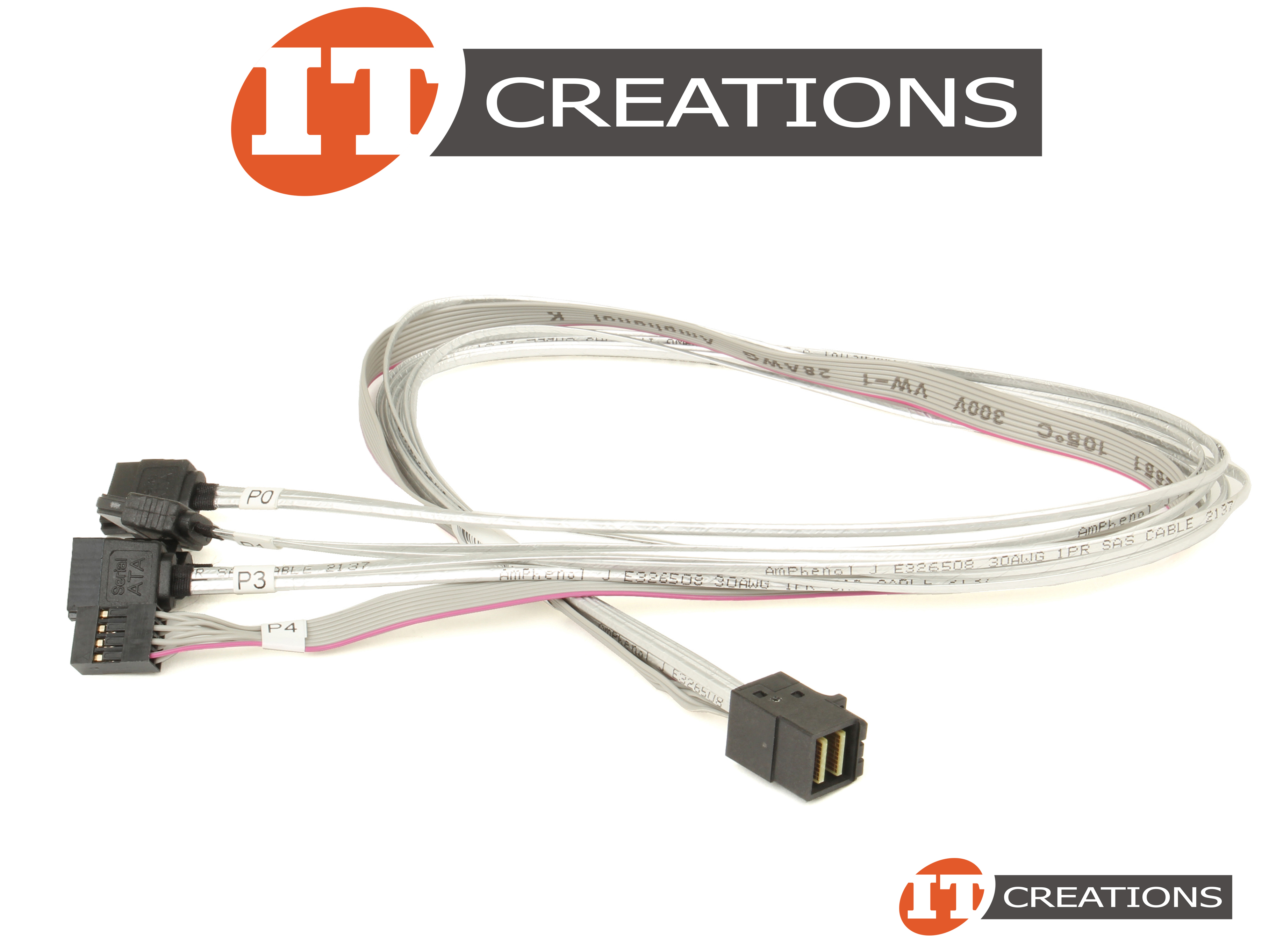 CBL-SAST-0616 Supermicro Mini SAS HD TO X4 SATA Cable 19.5 Inch ( 1 ...