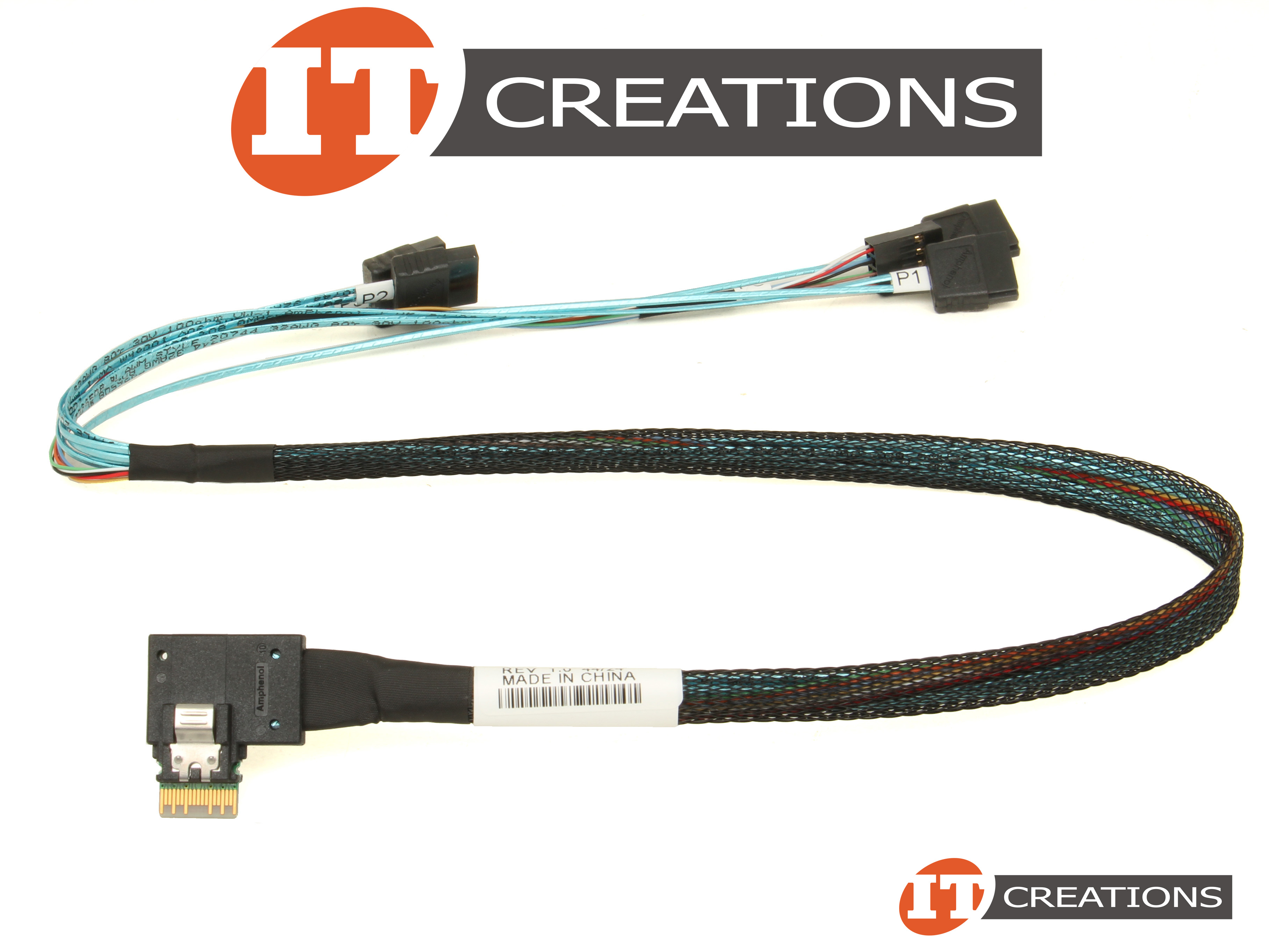 CBL-SAST-1256-100 - New - Supermicro Slimline 38 PIN SAS TO X4 SATA ...