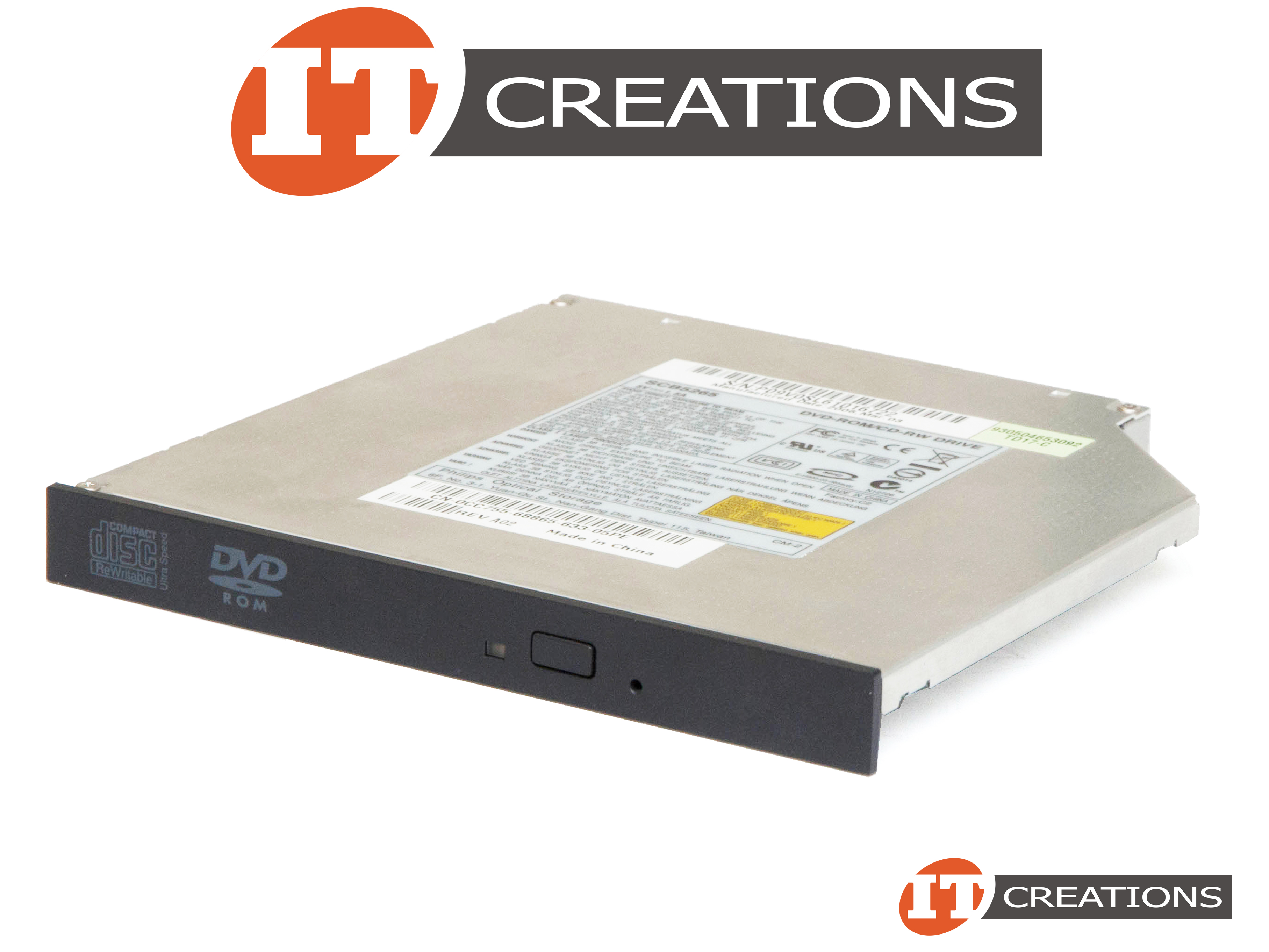 CC755 DELL OPTICAL DRIVE DVD ROM CD RW ULTRA SPEED SLIMLINE - SLIM LINE ...