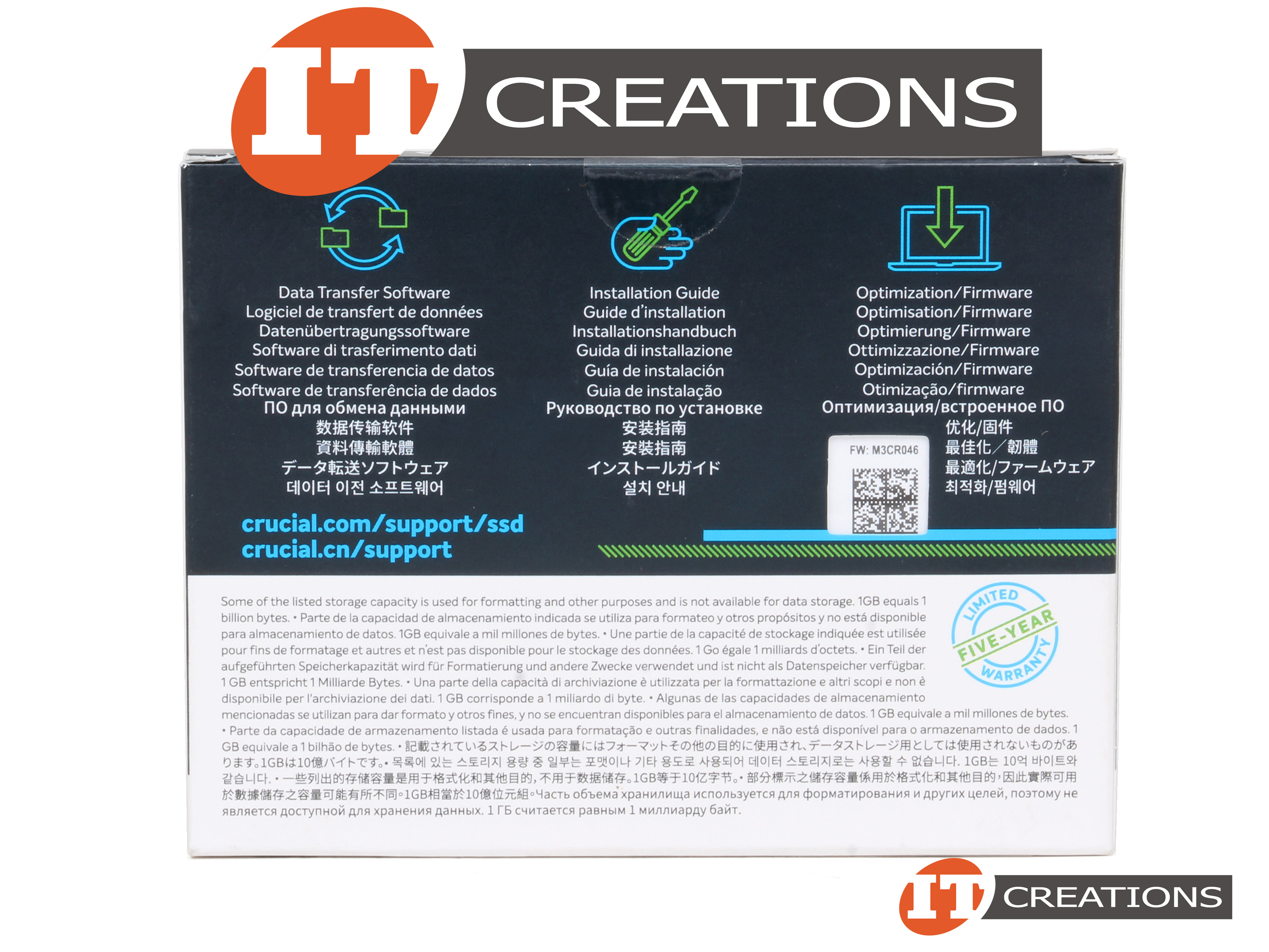 CT2000MX500SSD1-RETAIL - Retail - Crucial BY Micron 2000GB TLC SATA III ...