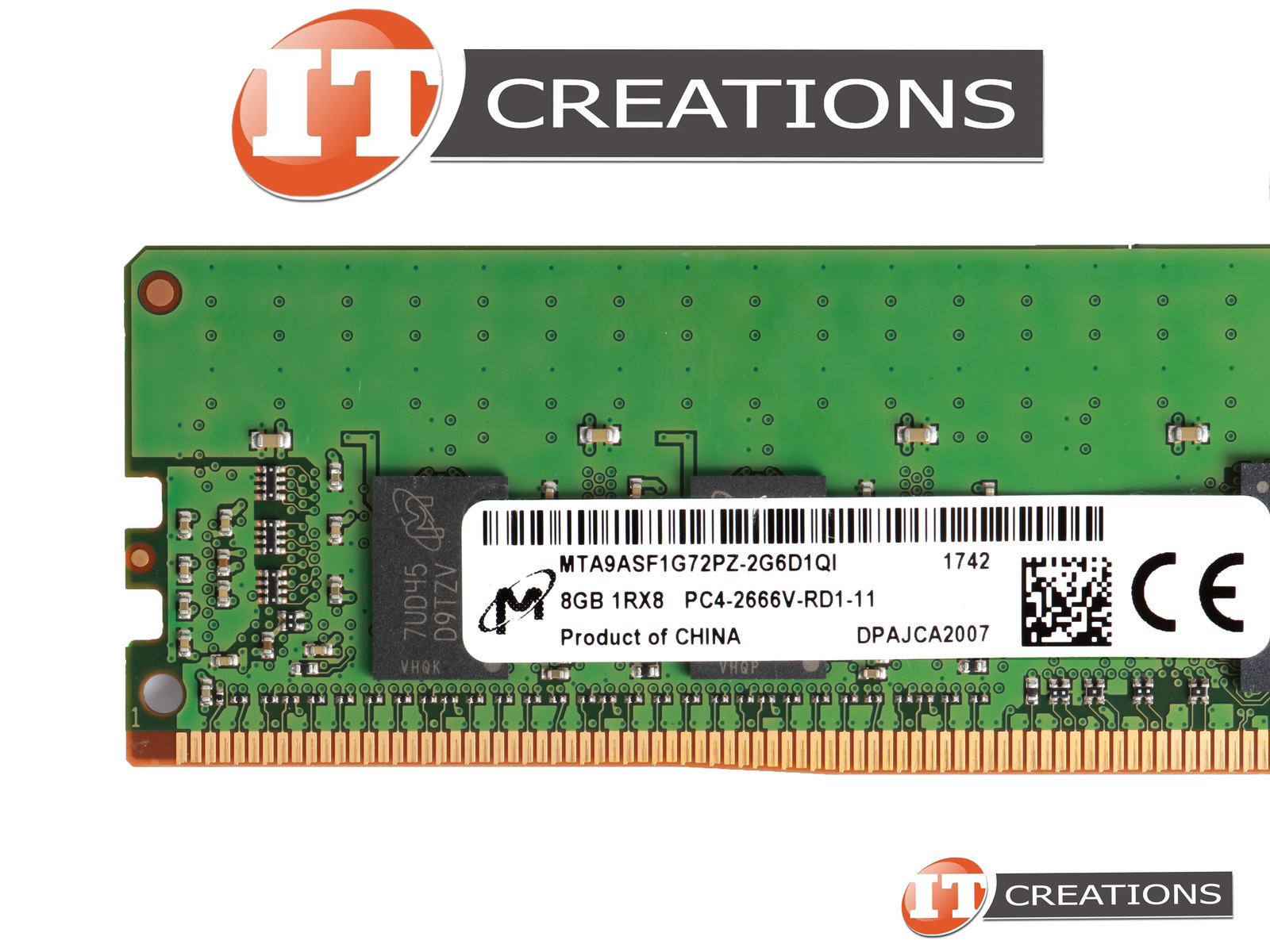 CT8G4RFS8266.9FD1 CRUCIAL / MICRON 8GB PC4-21300 DDR4-2666V-R ...