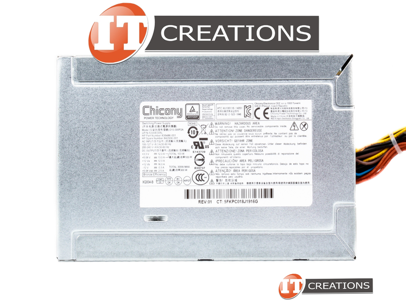 D13-300P2A-HP HP Power Supply 300w Input 100-127v 6.3a 50-60hz 200-240v ...