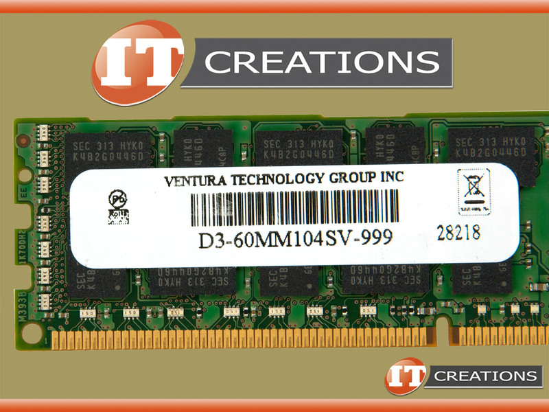 D3-60MM104SV-999 Ventura Technology 8GB PC3-10600r DDR3-1333 Registered ...