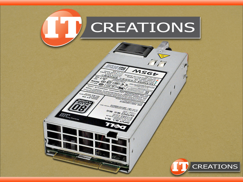 D495E-DELL DELL POWER SUPPLY 495W 80 PLUS PLATINUM HOT PLUG FOR DELL ...