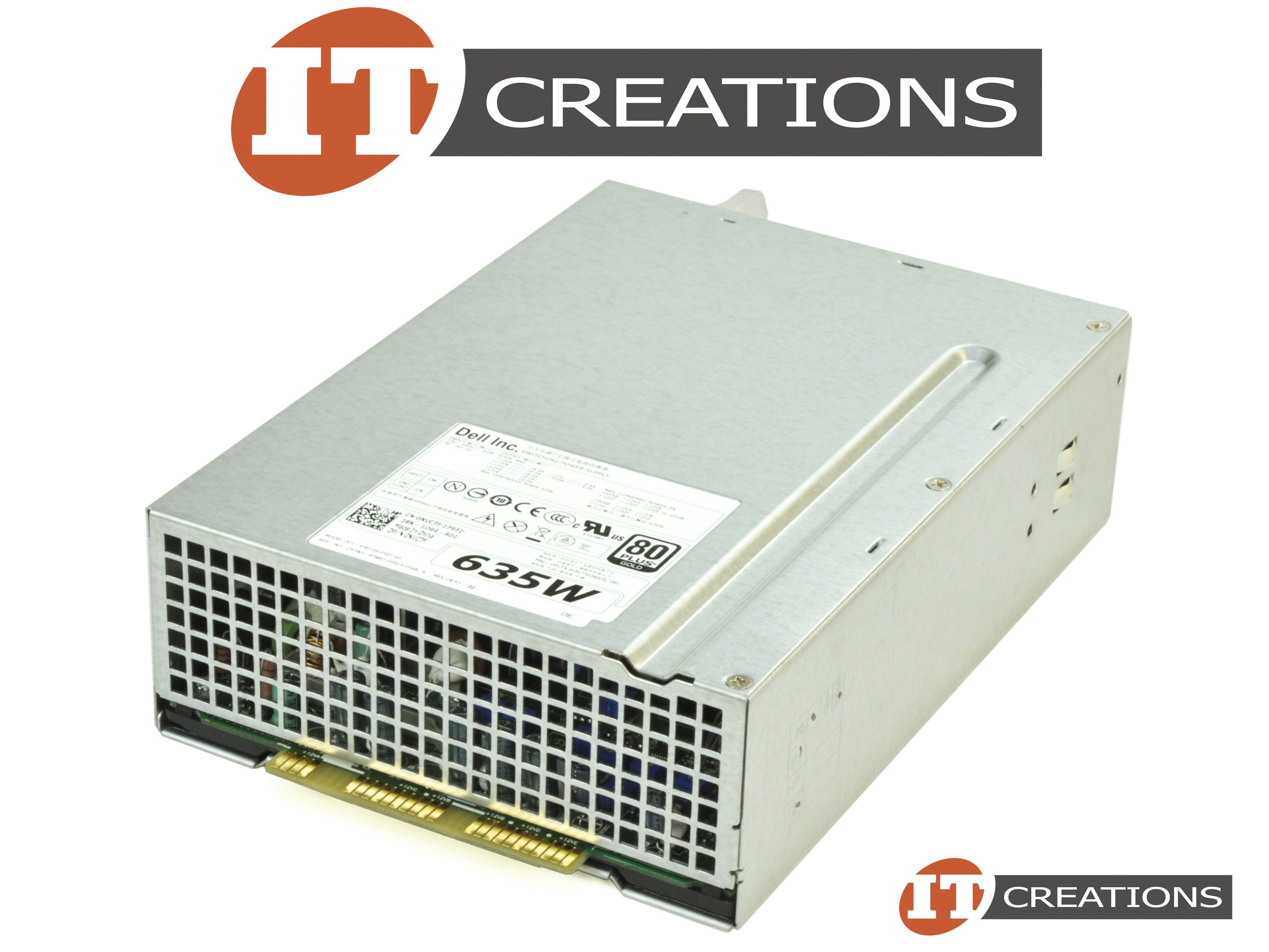 D635EF-00-DELL DELL Power Supply 635w 80 Plus Gold HOT Plug For DELL ...