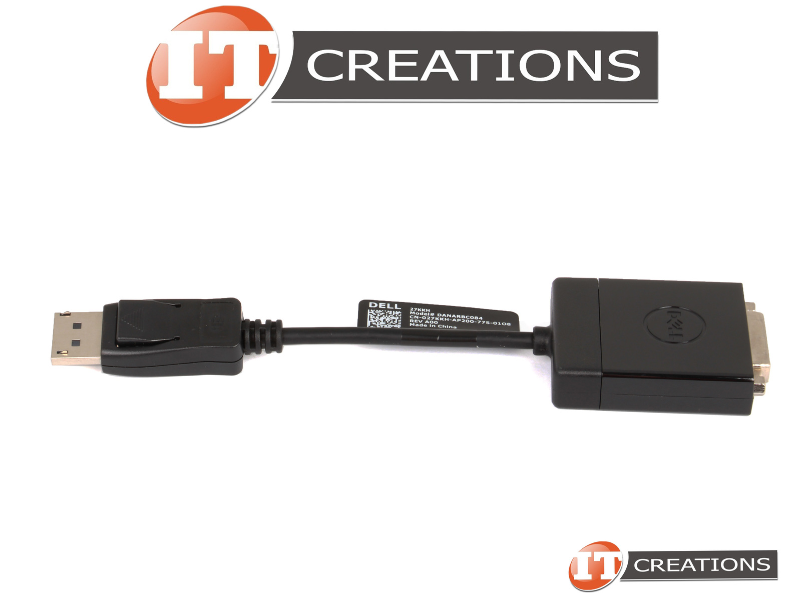 DANARBC084 - Used - DELL Dual Link DVI-D TO Displayport Cable Adapter ...