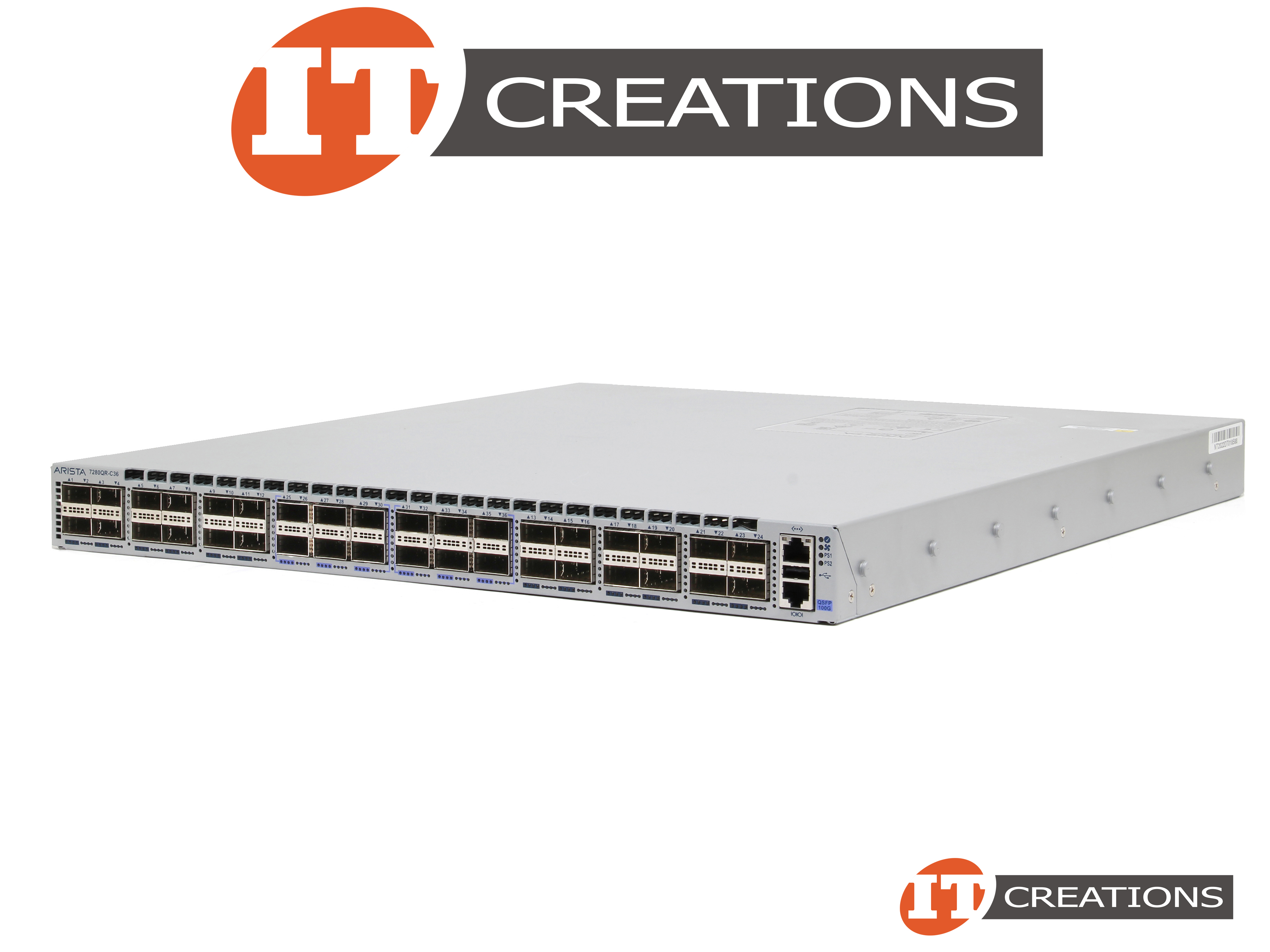 DCS-7280QR-C36-R - Used - Arista 7280ra 36x40gbe Qsfp+ R-TO-F AIR ...