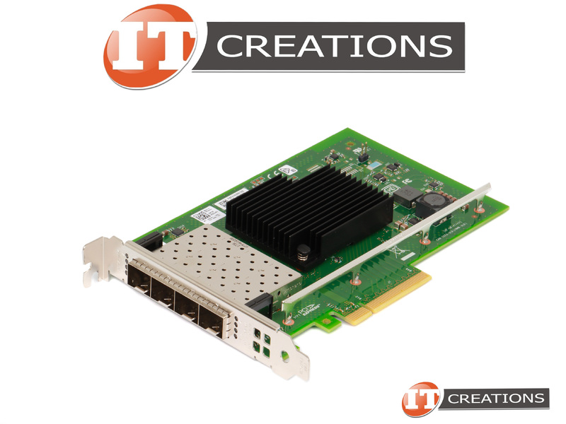 DDJKY-HIGH P DELL / INTEL X710-DA4 CNA 10GB QUAD PORT SFP+ DA PCI-E 3.0 ...