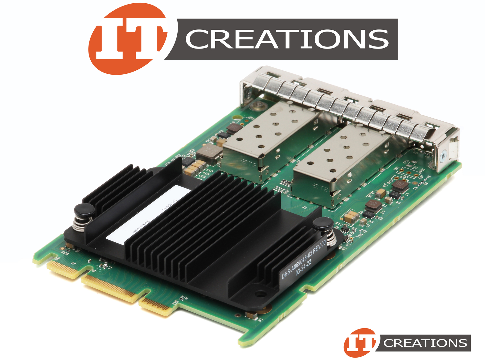 DN78C DELL / Nvidia Mellanox Connectx-6 LX OCP 3.0 NIC 25gbe Dual Port ...