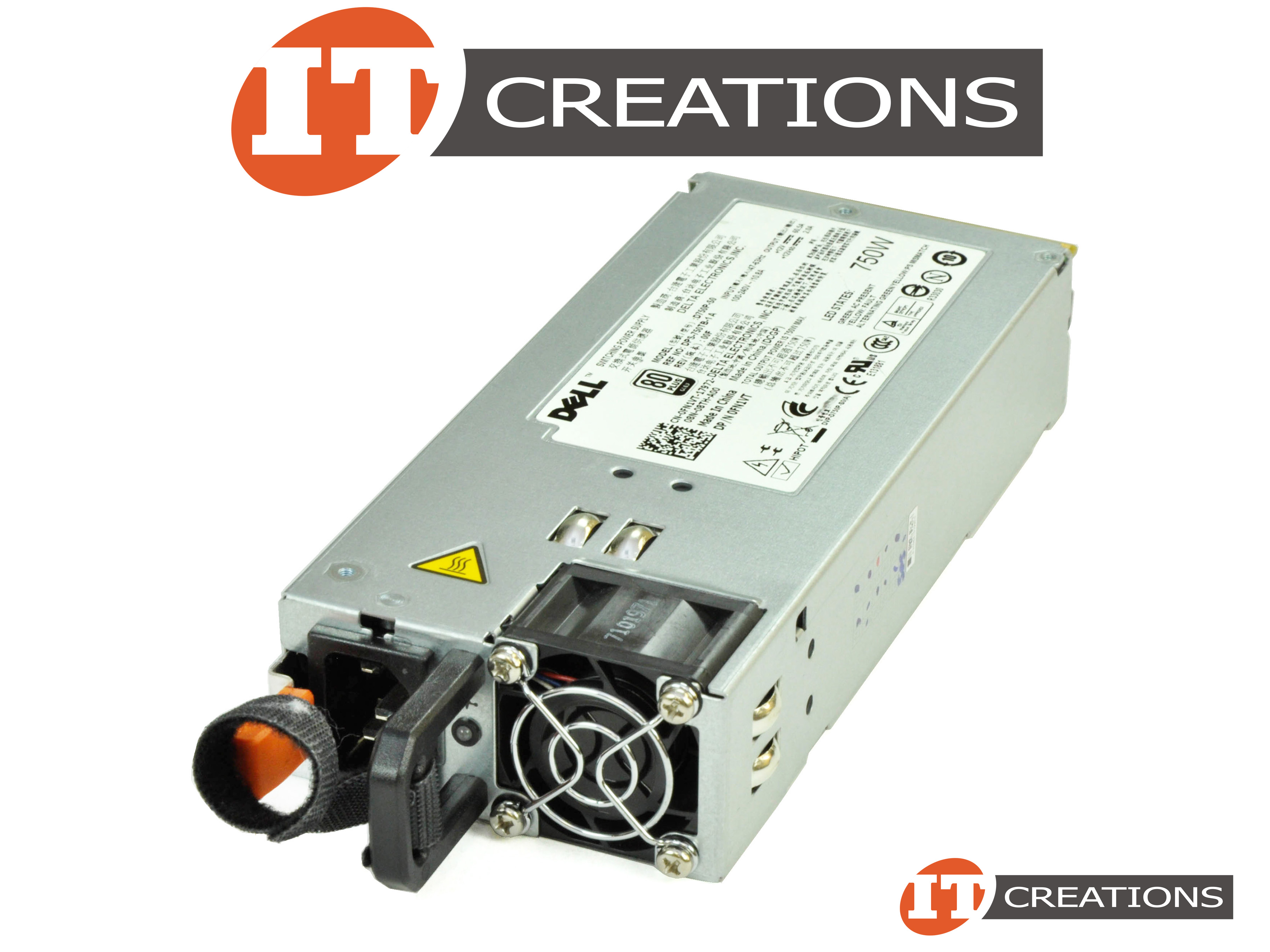 DPS-750TB-1-DELL DELL POWER SUPPLY 750W INPUT 100-240V 10.8A 47-63HZ 80 ...