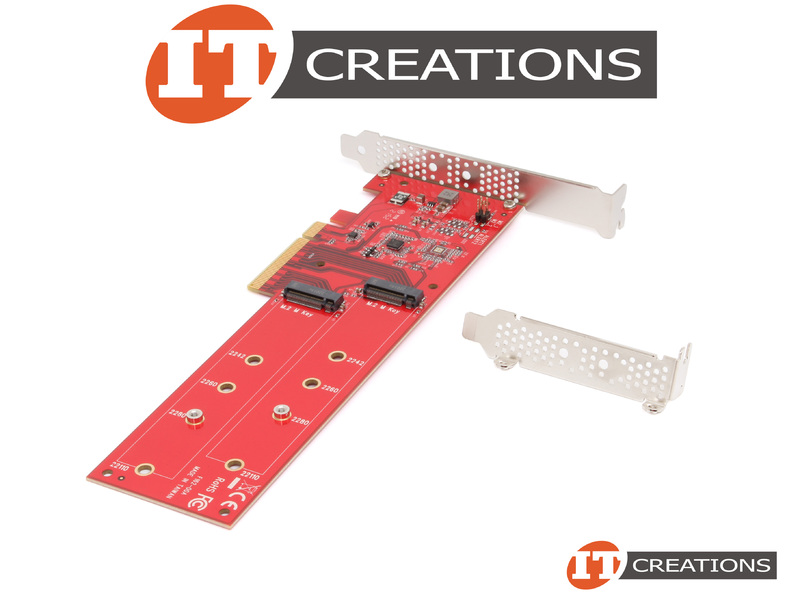 DUAL-M2-PCIE-CARD-B-NEW - New - Startech Dual M.2 PCIE NVME SSD Adapter ...