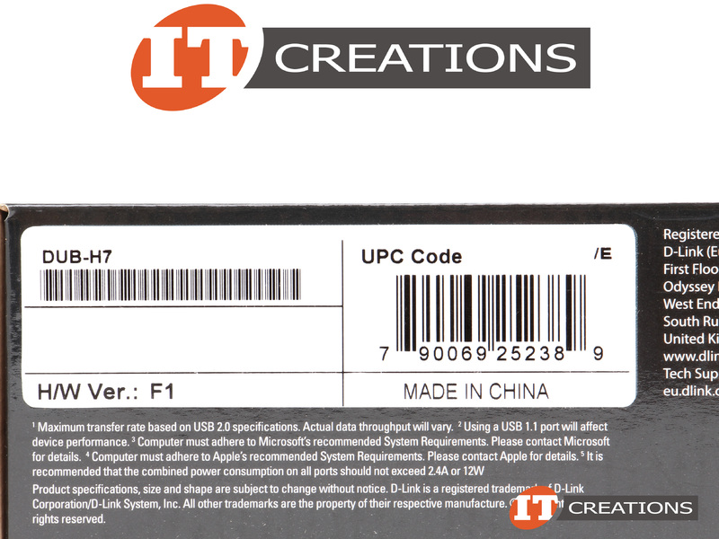 DUB-H7-RETAIL - Retail - D-Link 7 Port USB 2.0 Docking Station HUB ( 7 ...