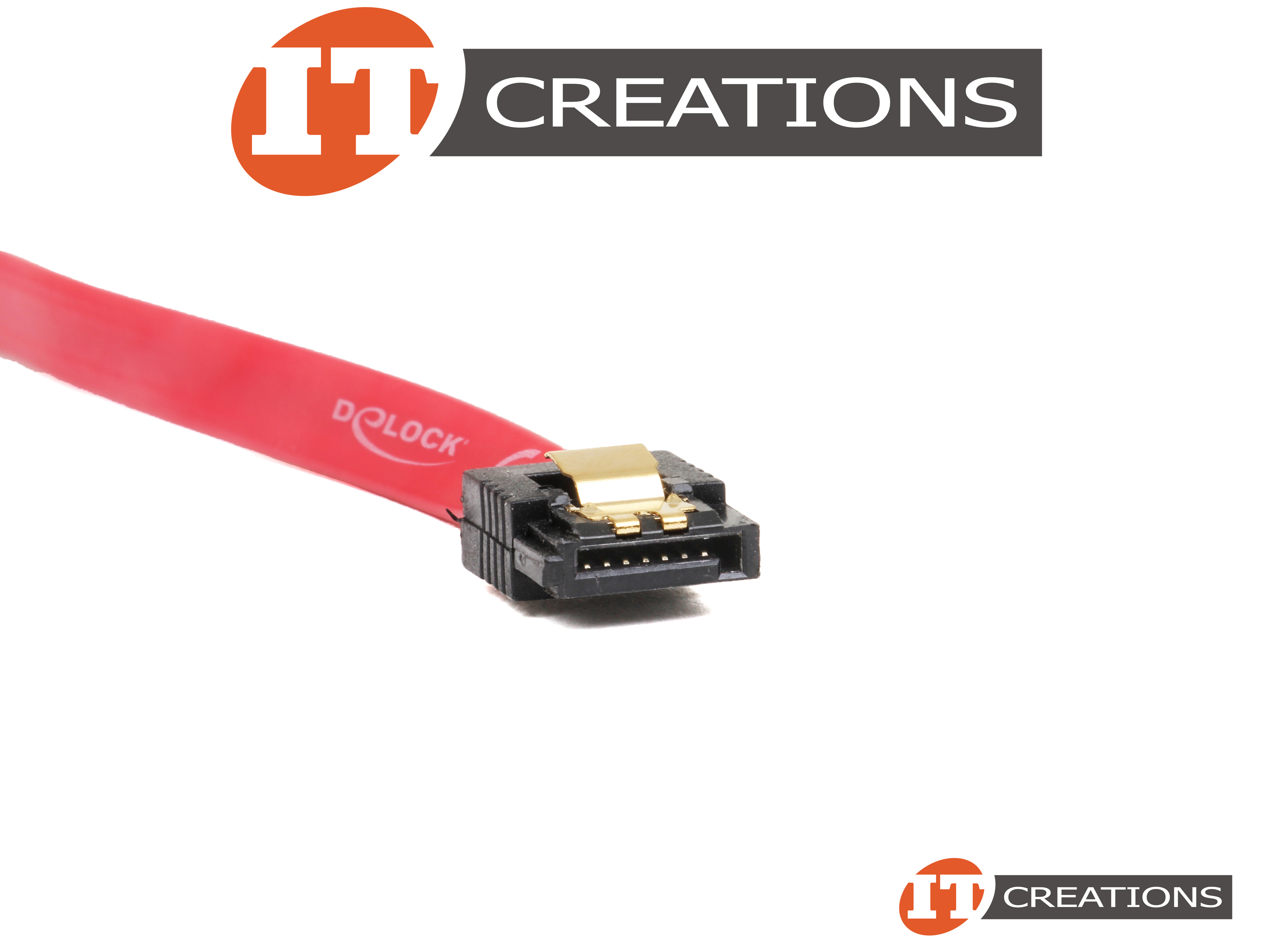 E332199-19 RED SATA Data 19 Inch Cable Serial ATA