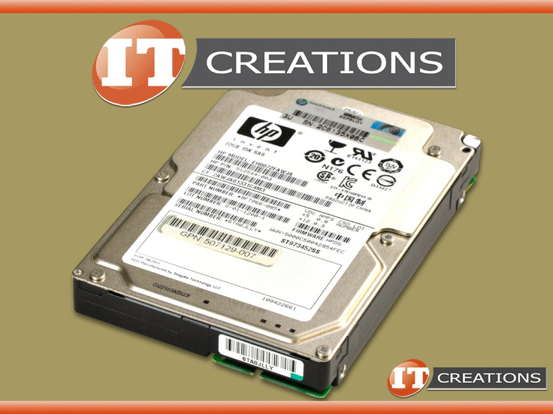 EH0072FAWJA - Refurbished - HP / SEAGATE 72GB 15K RPM SAS 2.5 INCH ...