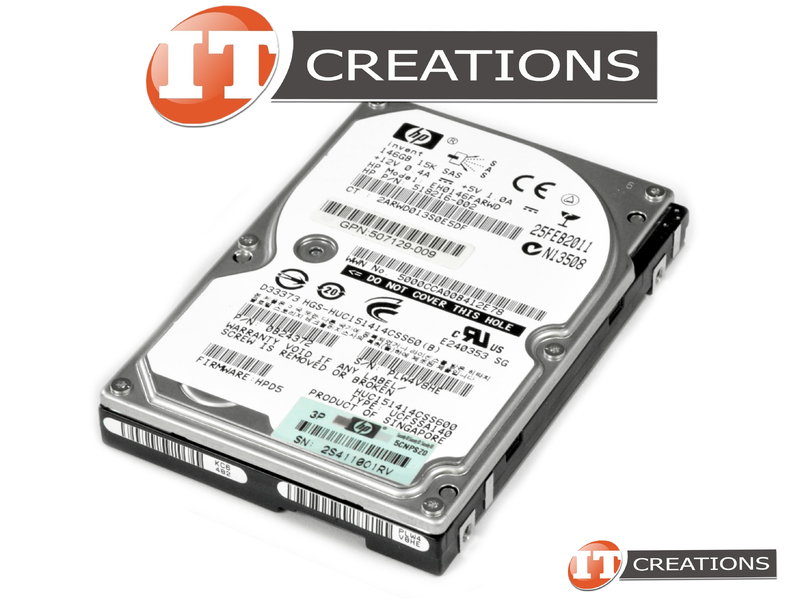 EH0146FARWD - Refurbished - HP / HITACHI GLOBAL 146GB 15K RPM SAS 2.5 ...