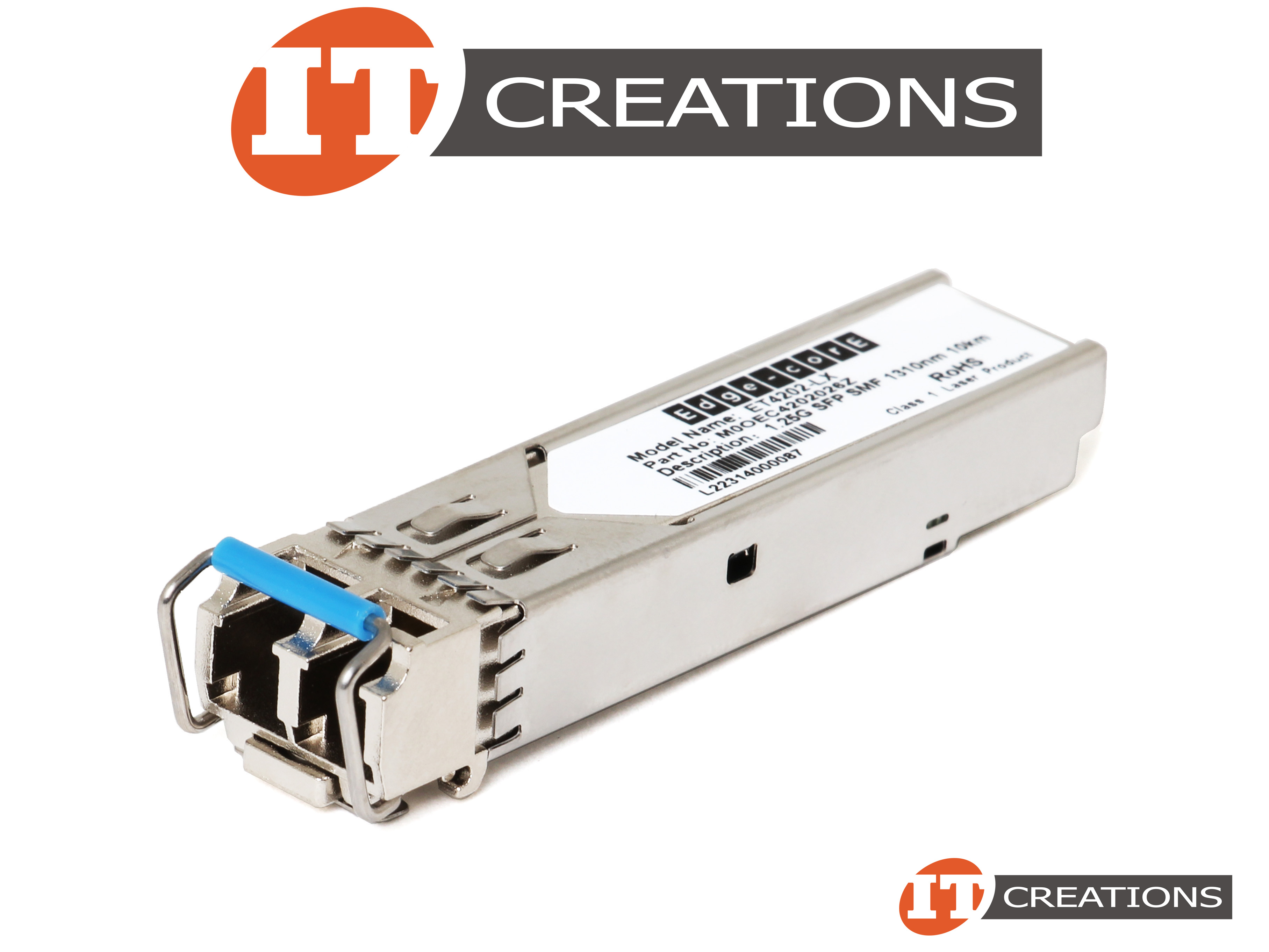 ET4202-LX Edge-Core 1GB SFP 1310nm 10km LC Transceiver 1.25gb/s / 1gb/s ...