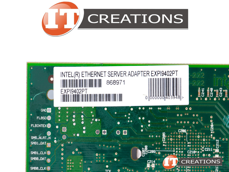 EXPI9402PT-NO BRACKET Intel PRO / 1000 PT NIC Gigabit Dual Port PCI-E ...