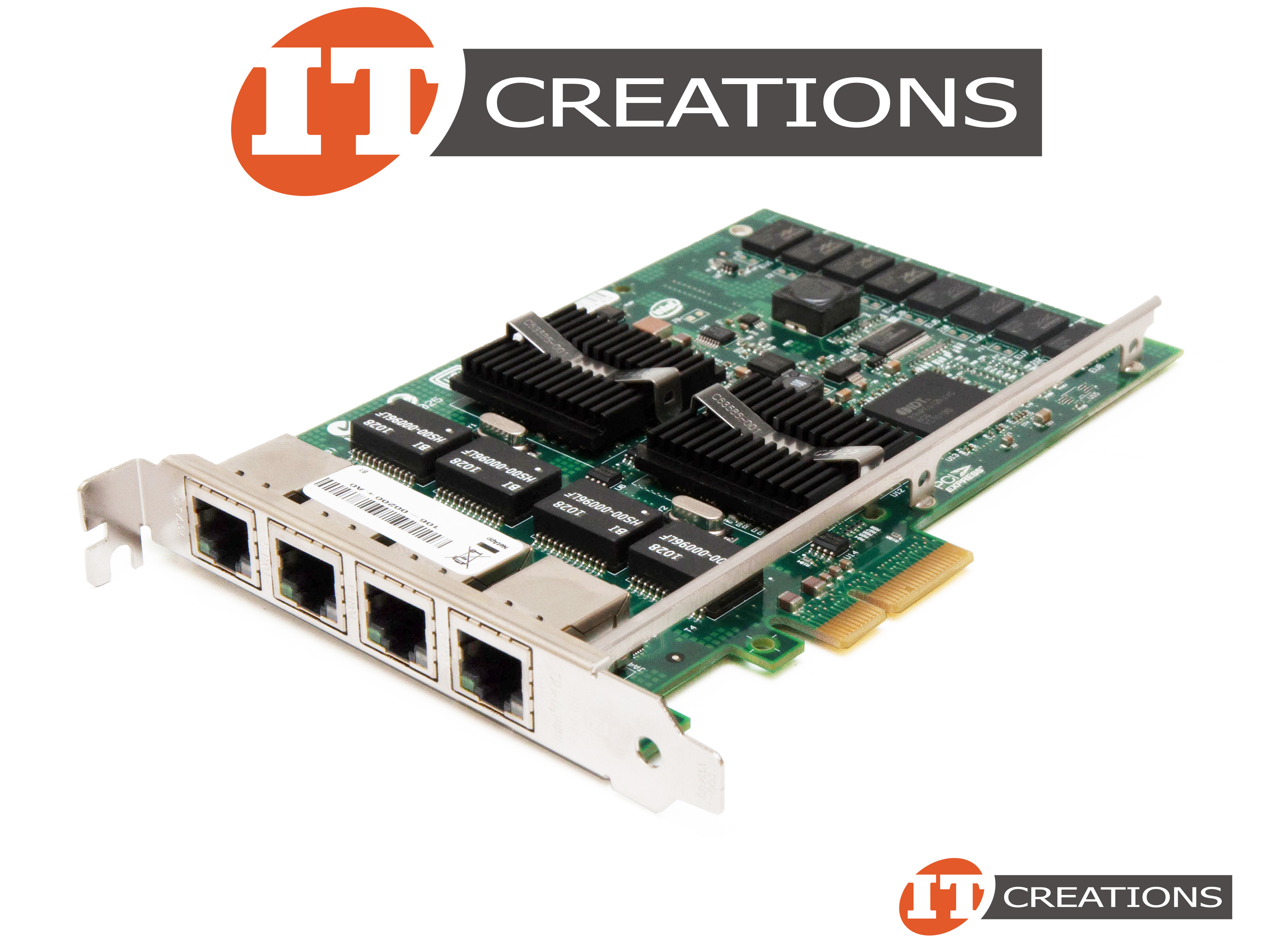 EXPI9404PTG1P20 Intel Pro/1000 PT Quad Port Server Adapter PCI-E X4 ( 4 ...