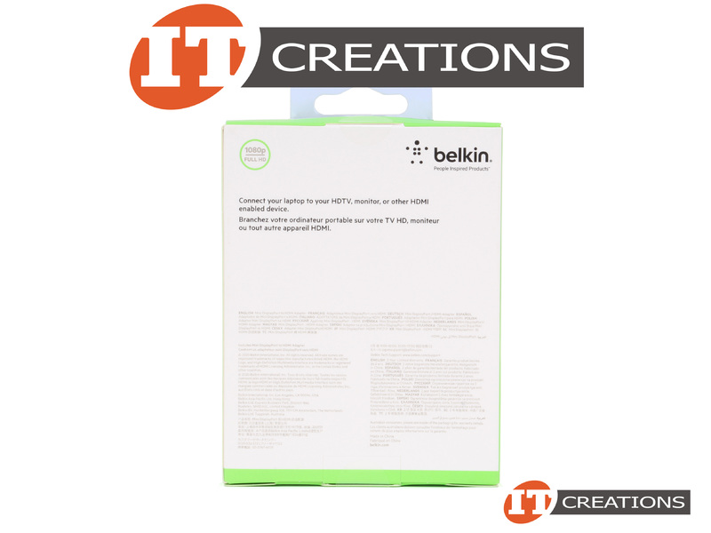 F2CD079BT-RETAIL - Retail - BELKIN 4K MINI DISPLAYPORT TO HDMI CABLE ...