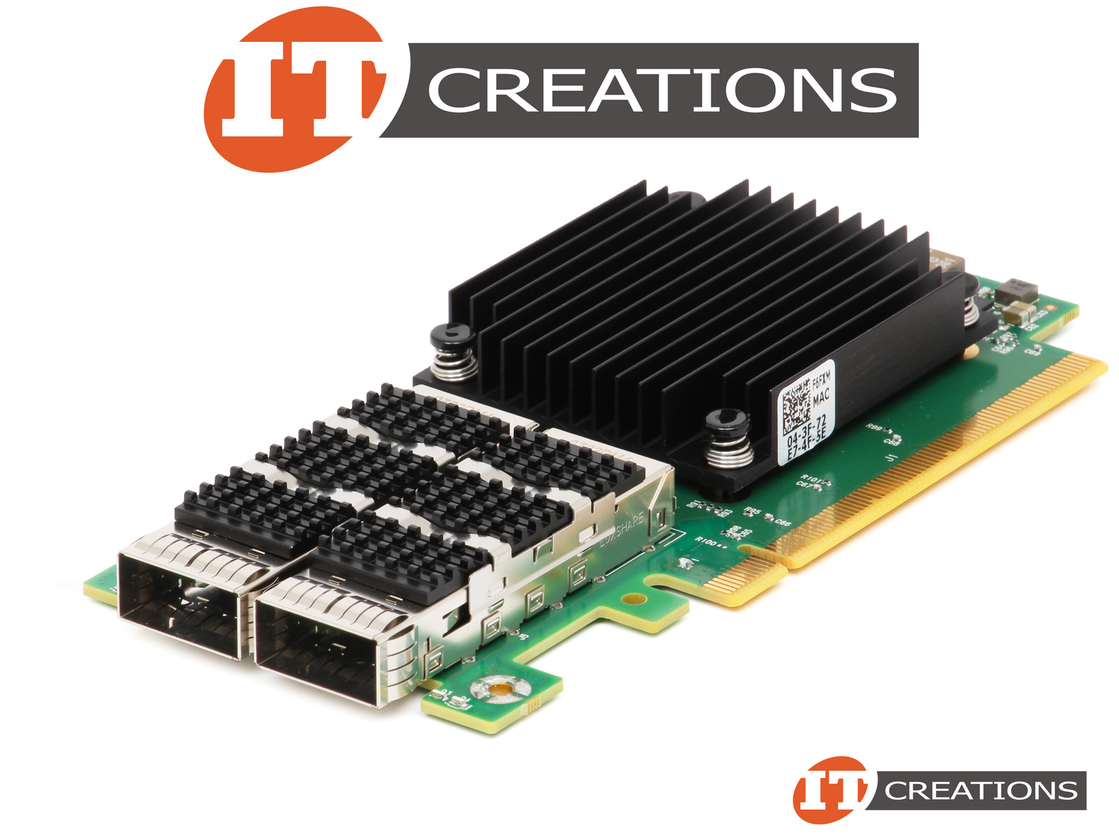 F6FXM-NO BRACKET DELL / Nvidia Connectx-6 DX NIC 100gbe Dual Port ...