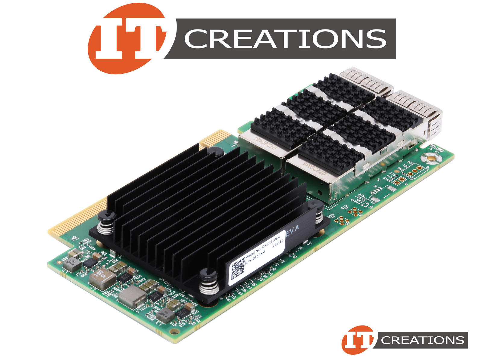 F6FXM-NO BRACKET DELL / Nvidia Connectx-6 DX NIC 100gbe Dual Port ...