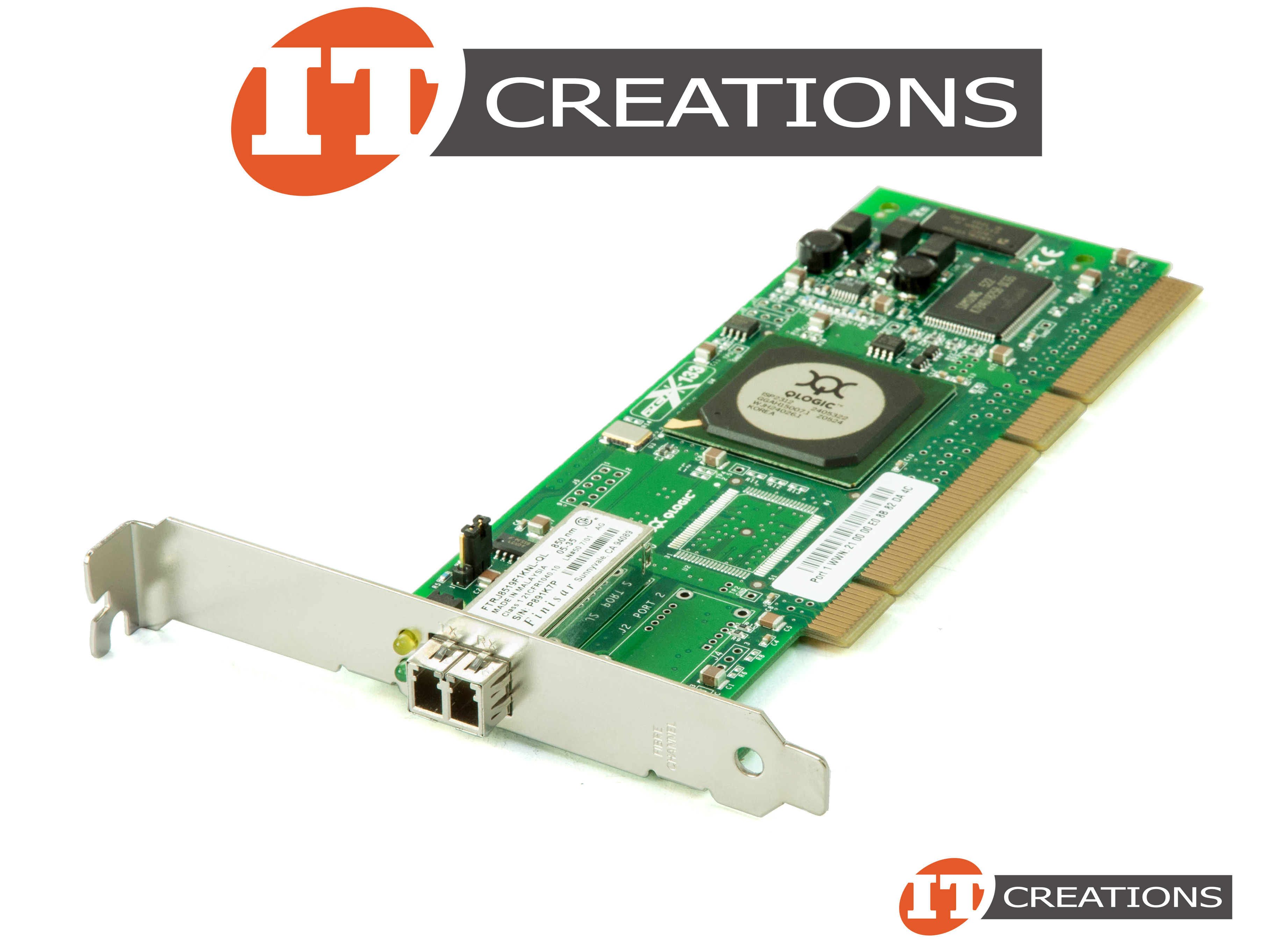 FC5010409-09 Qlogic Qla2340 2GB 64bit 133mhz PCI-X Fibre Channel Host ...